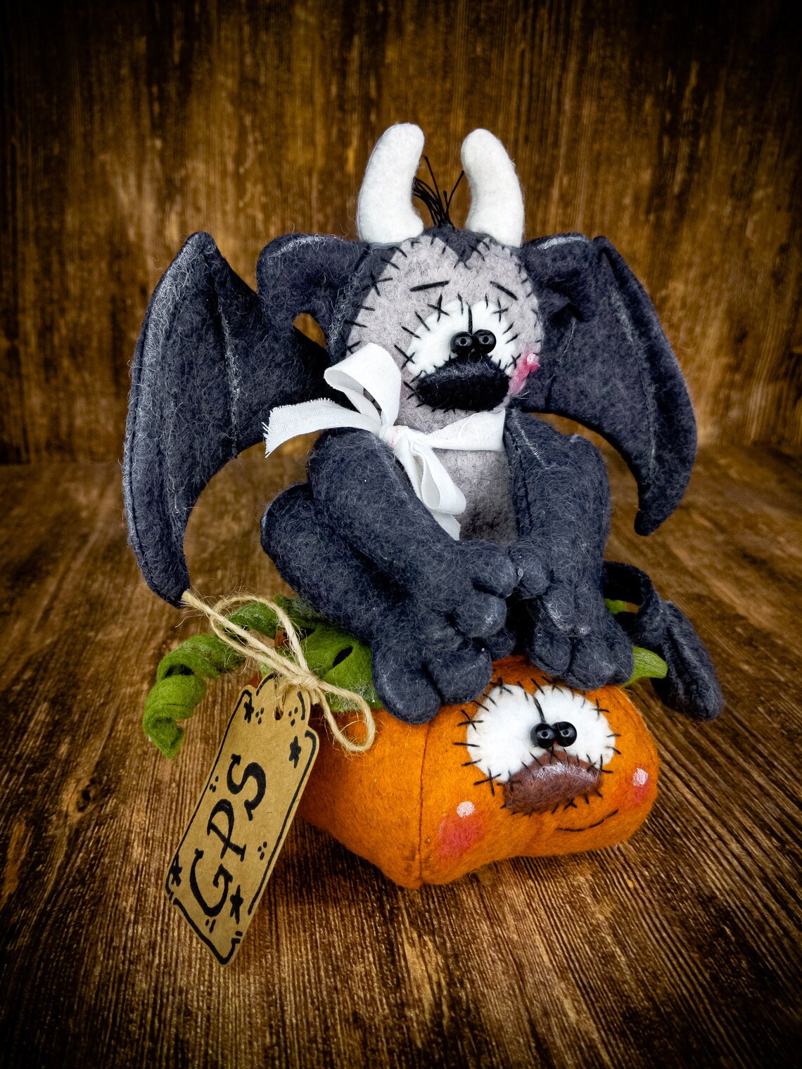 Gargoyle - Gargoyle Primitive - Halloween Pumpkin - Pumpkin Decor ...
