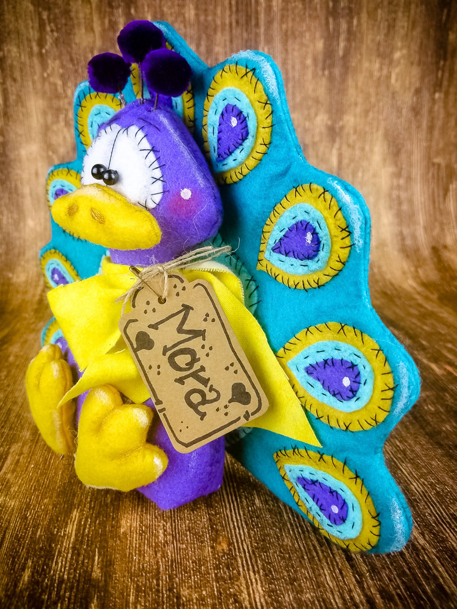 Peacock Decor - Peacock - Table Top Decor - Peacock - Primitive Peacock ...