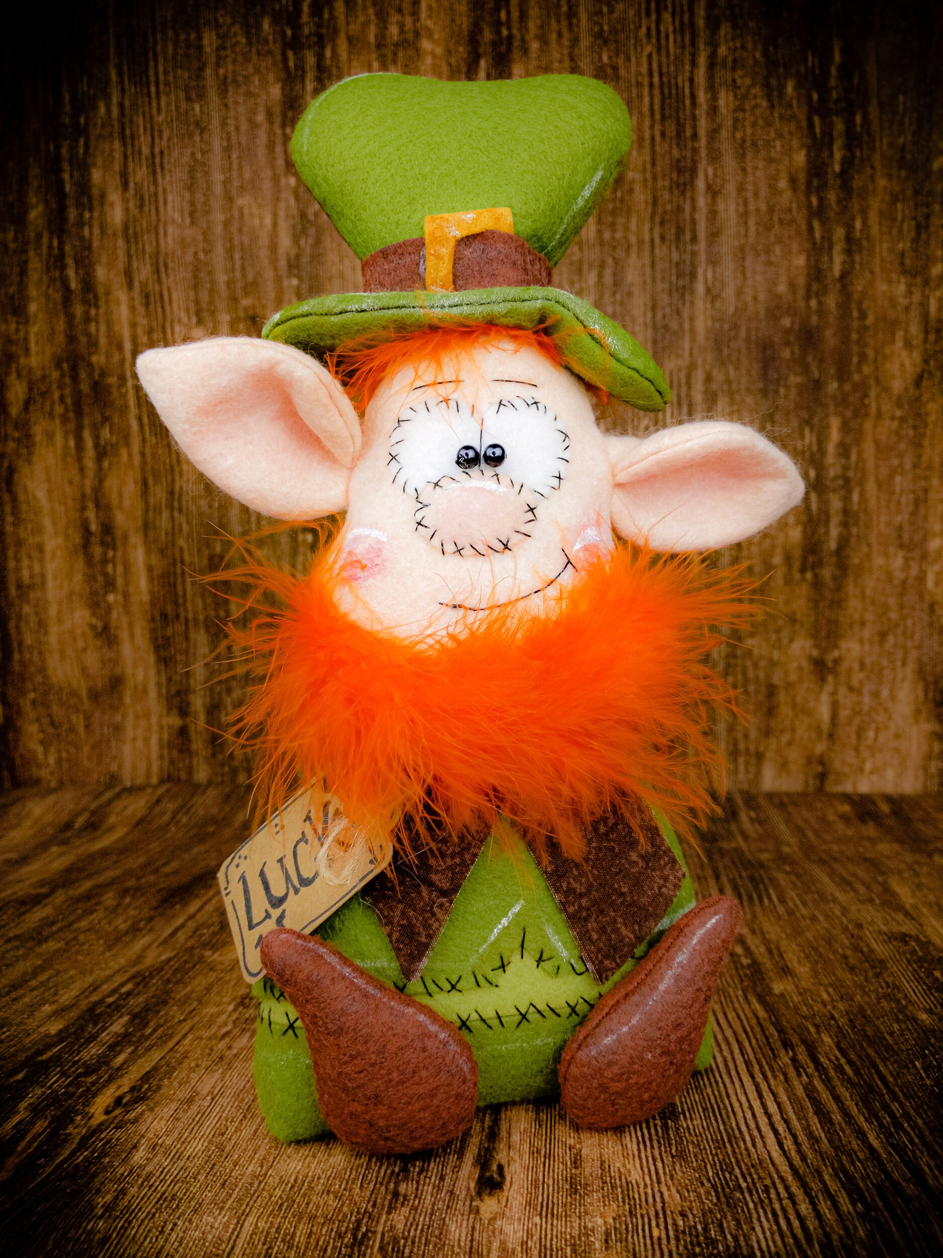 Leprechaun Primitive Irish Gift Luck of the Irish St - Etsy