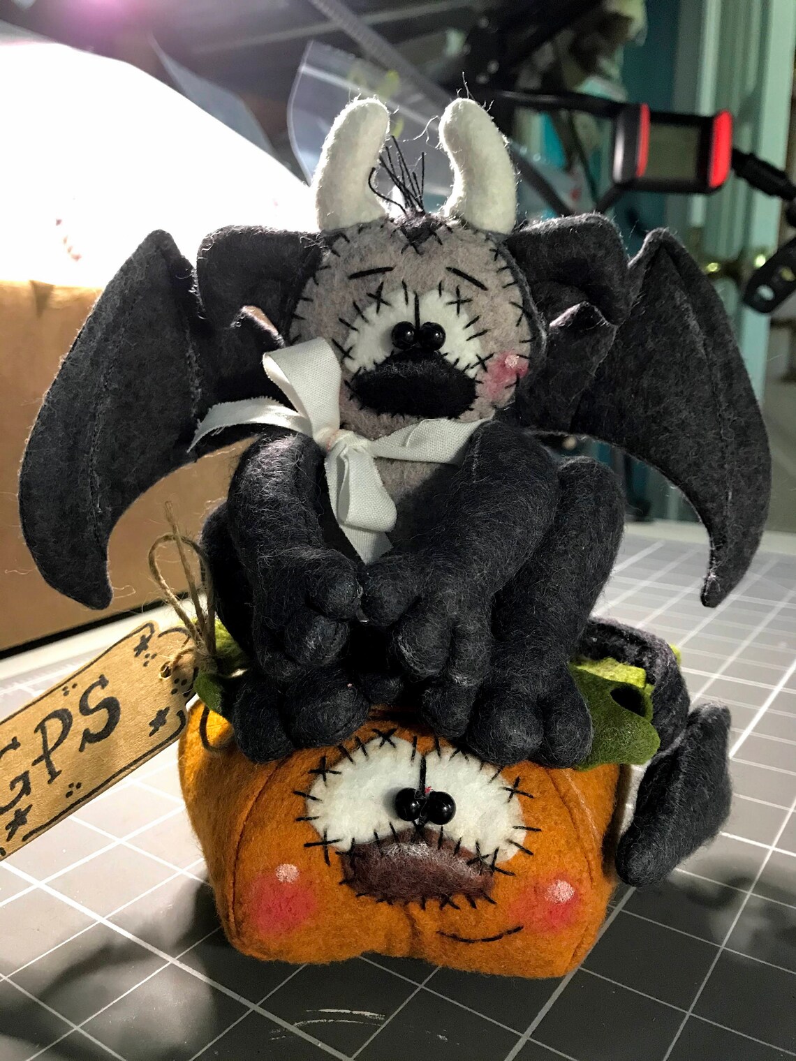 Gargoyle - Gargoyle Primitive - Halloween Pumpkin - Pumpkin Decor ...