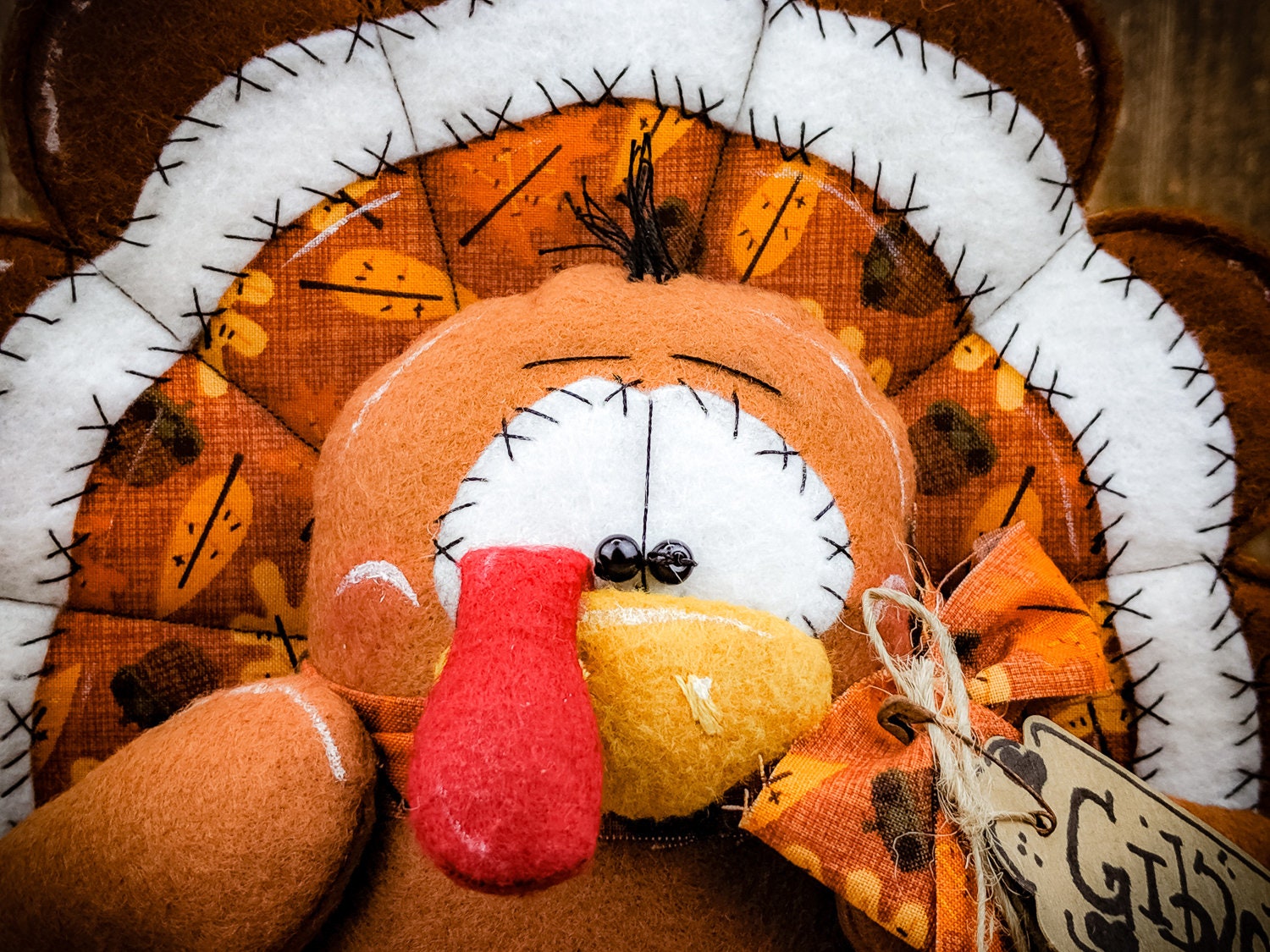 Primitive Attachment - Primitive Turkey - Primitive Decor - Wreath ...