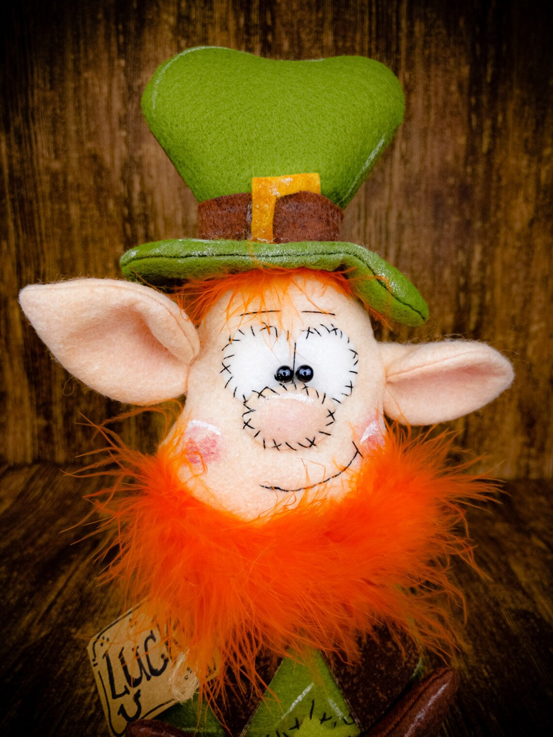 Leprechaun Primitive Irish Gift Luck of the Irish St - Etsy