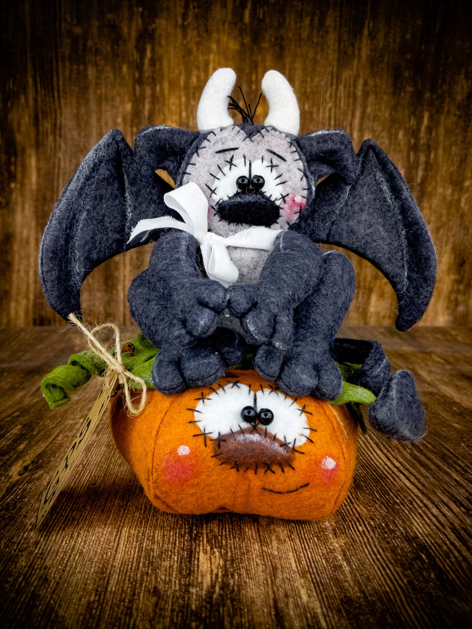 Gargoyle - Gargoyle Primitive - Halloween Pumpkin - Pumpkin Decor ...