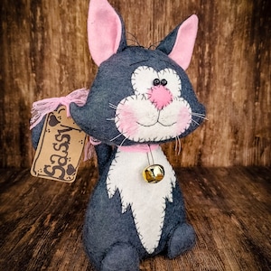 Sassy Cat Primitive - Primitive Kitty - Cat Doll - Collectible Decor ...