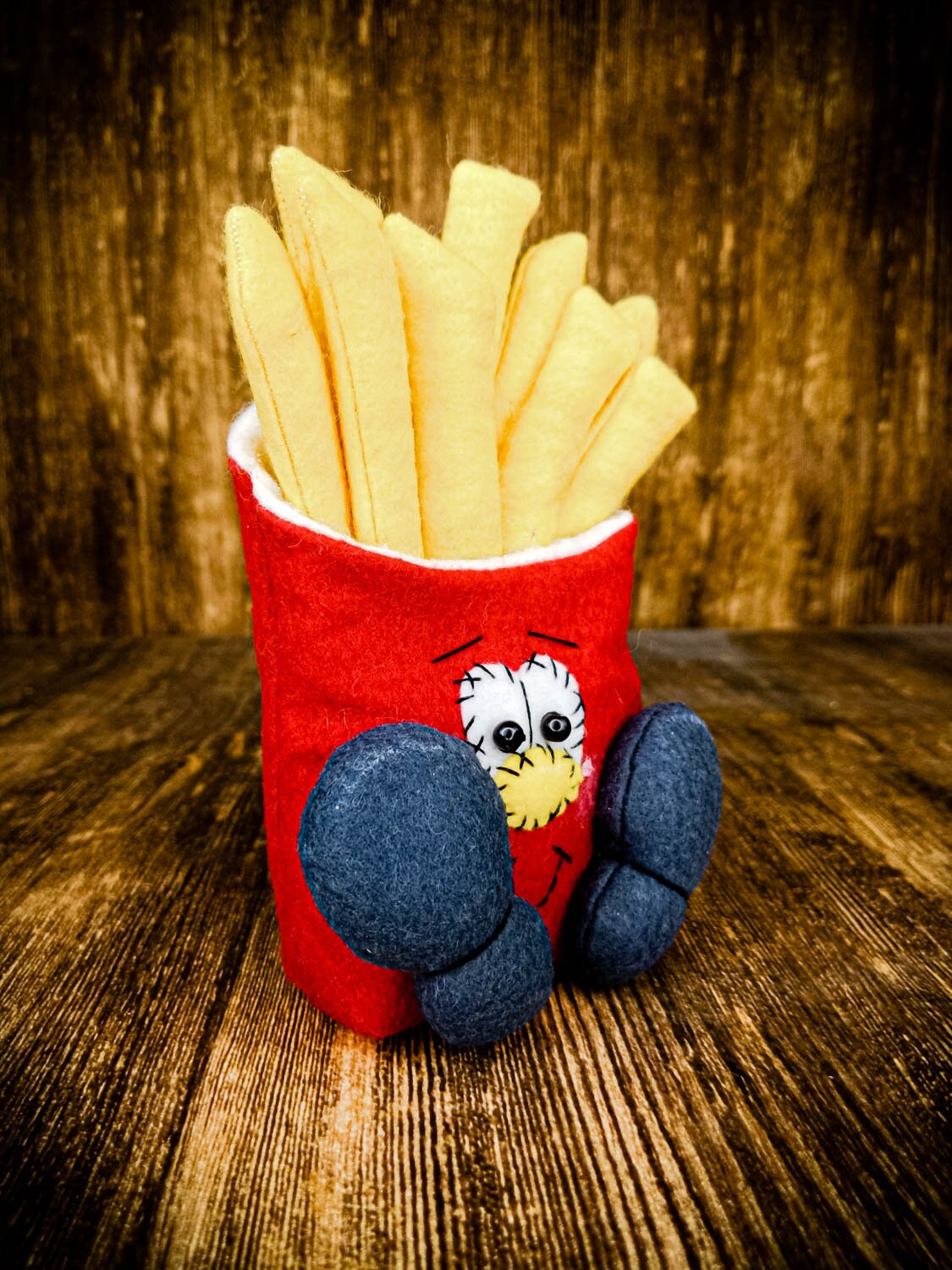 Fastfood Primitive Bundle - Handmade Felt - Faux French Fries - Burger ...
