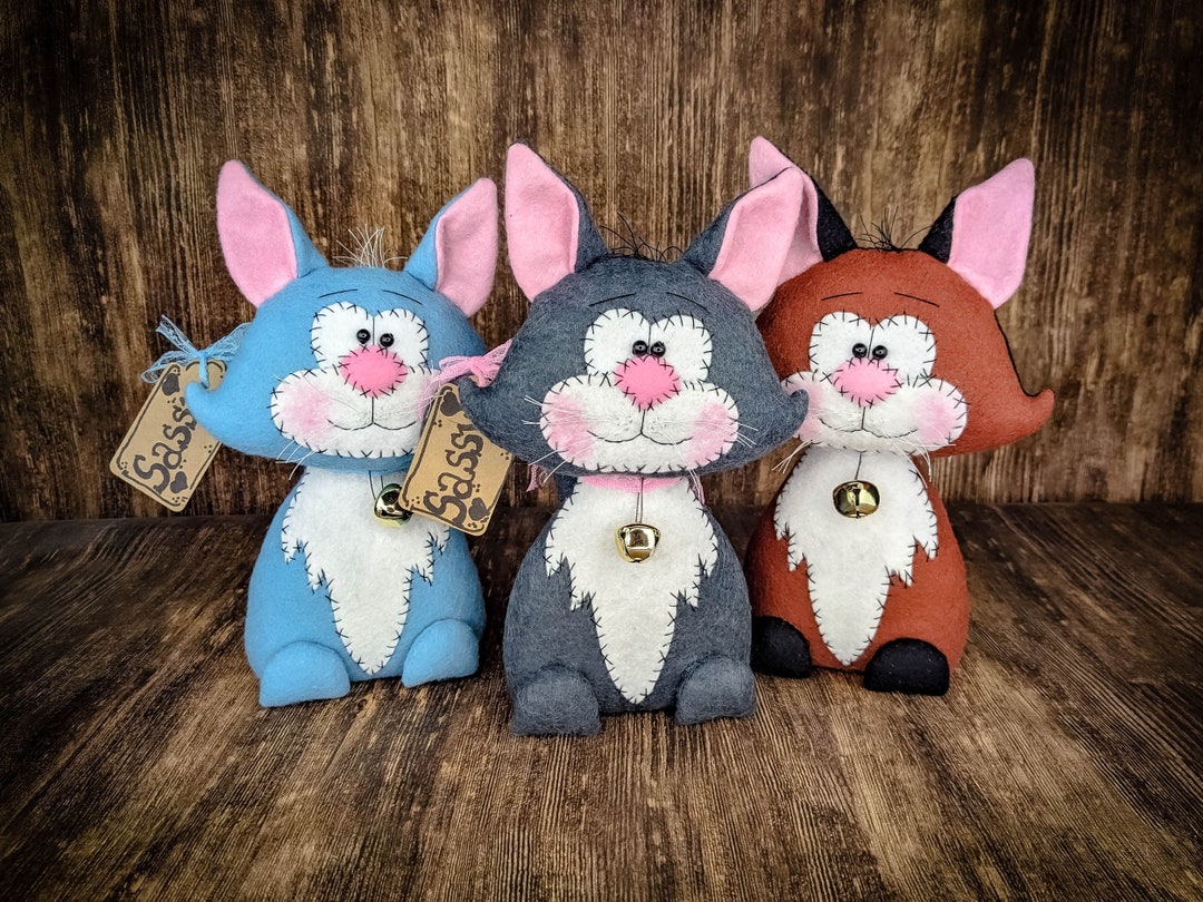 Sassy Cat Primitive - Primitive Kitty - Cat Doll - Collectible Decor ...