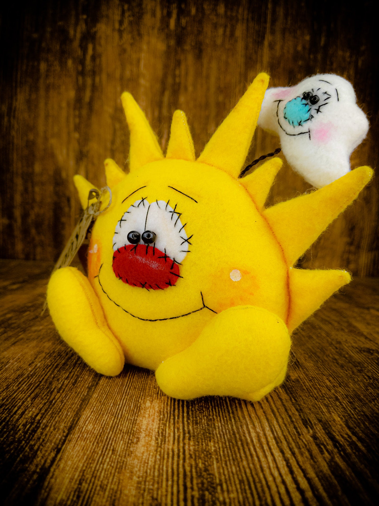 Sunshine Decor Sunny Day Plush Decorative Doll | Etsy