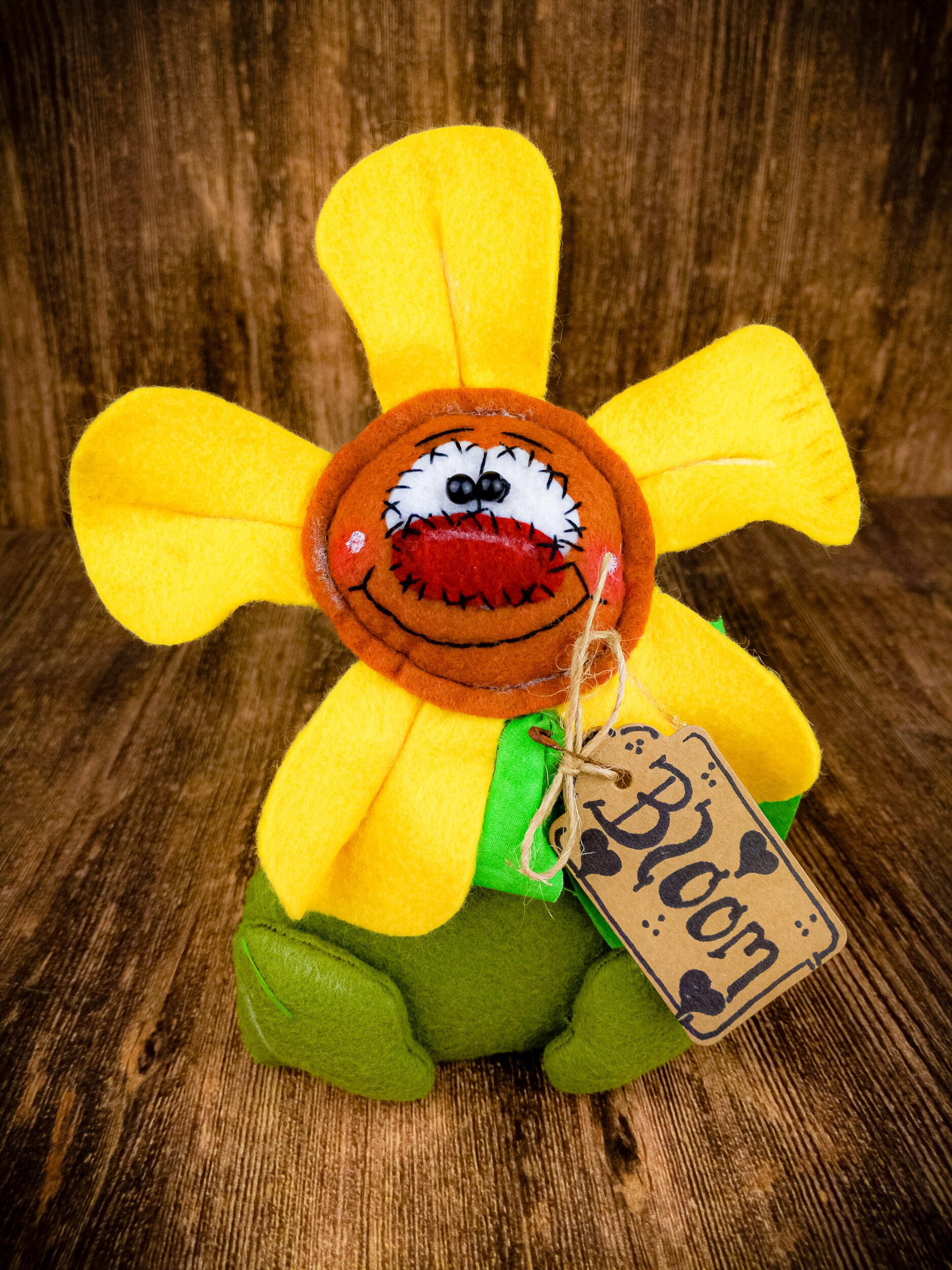 Flower Bloom Primitive Flower Flower Decor Felt Flower | Etsy