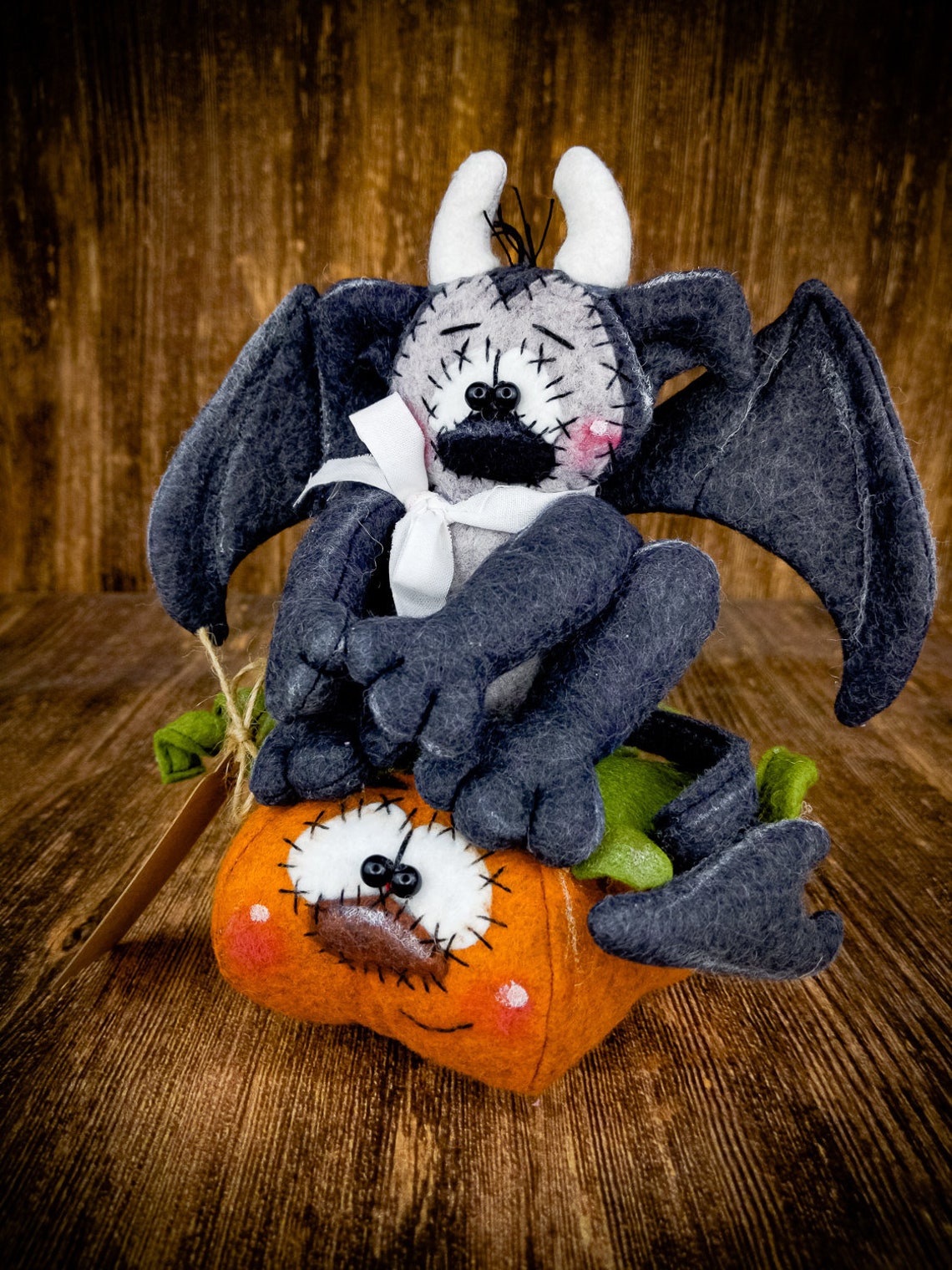 Gargoyle Gargoyle Primitive Halloween Pumpkin Pumpkin - Etsy