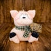 Pig Decor - Primitive Pig - Shelf Sitter - Wreath Attachment - Plushie ...