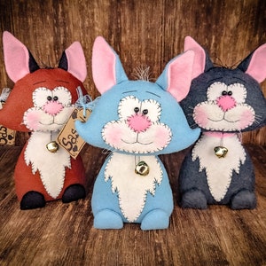 Sassy Cat Primitive - Primitive Kitty - Cat Doll - Collectible Decor ...