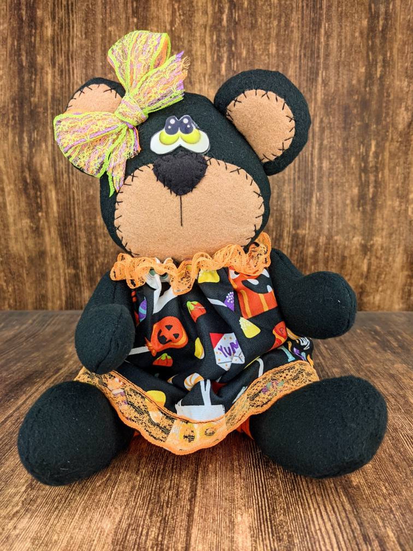 Halloween Bear Ready to Ship Teddy Bear Gift Idea - Etsy