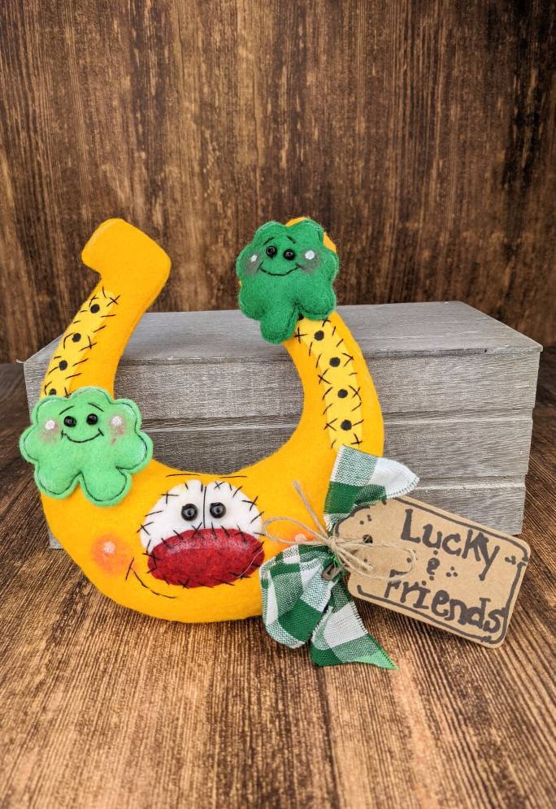 Lucky Horseshoe - St. Patties Day - Lucky - Plush - Gift Idea ...