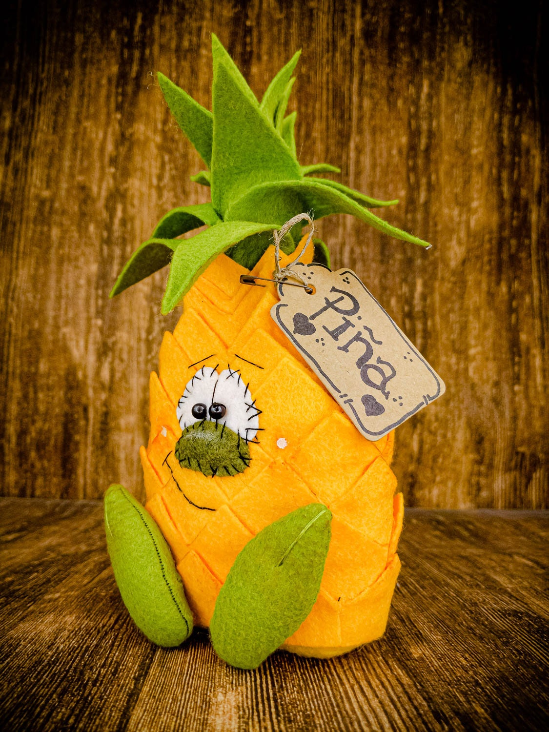 Pina the Primitive Pineapple Tropical Pineapple Vacation - Etsy