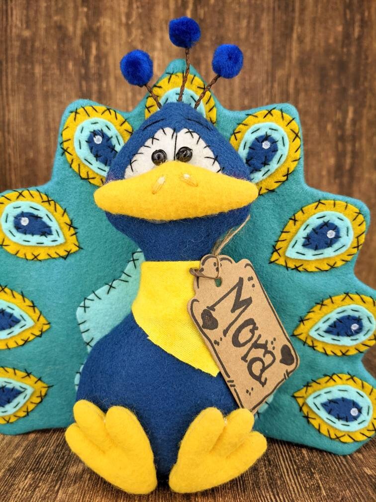 Peacock Decor - Peacock - Table Top Decor - Peacock - Primitive Peacock ...