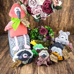 Happy the Hippo - Hippo Doll - Decorative Hippo - Collectible - Table ...