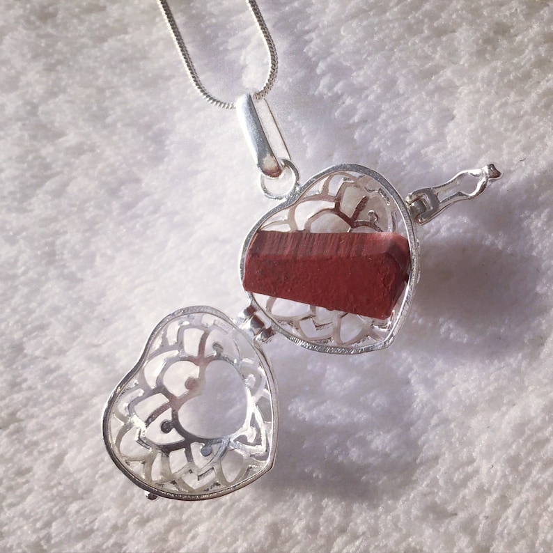 Heart Locket Necklace Golden Gate Bridge Steel Piece - Etsy