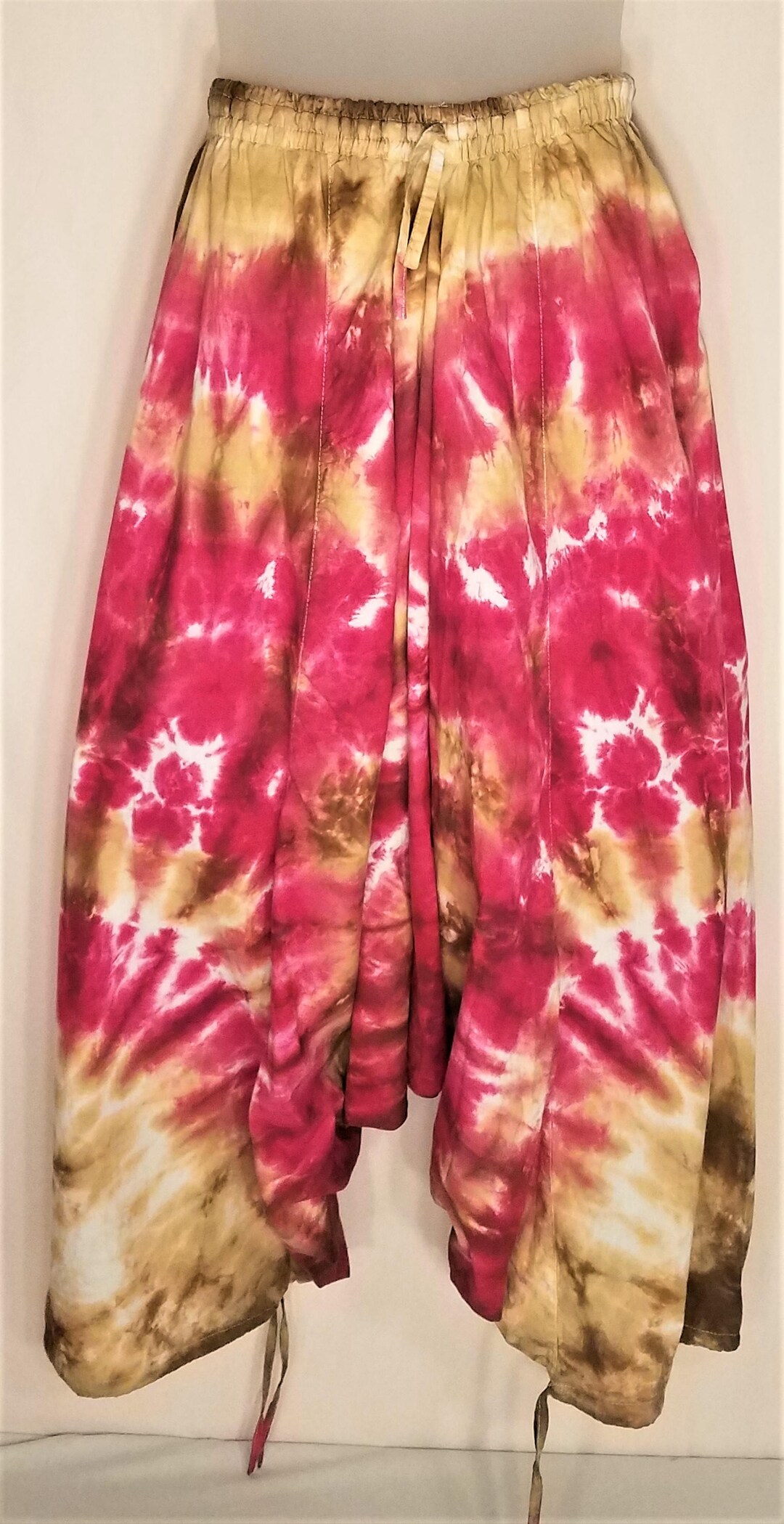 100% Cotton. Bohemian Gypsy Genie Harem Pants. One Size Fits Most ...