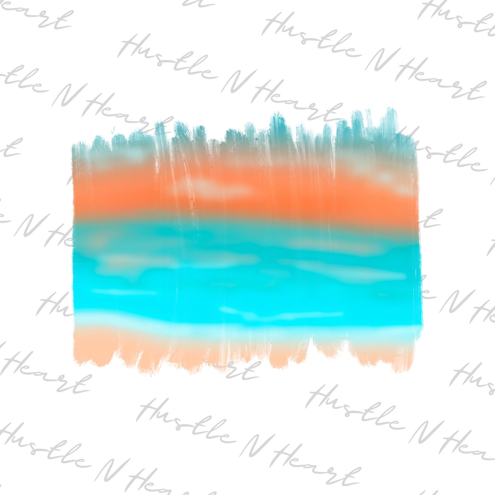 Beach Sunset Brush Stroke Background PNG Digital Download - Etsy