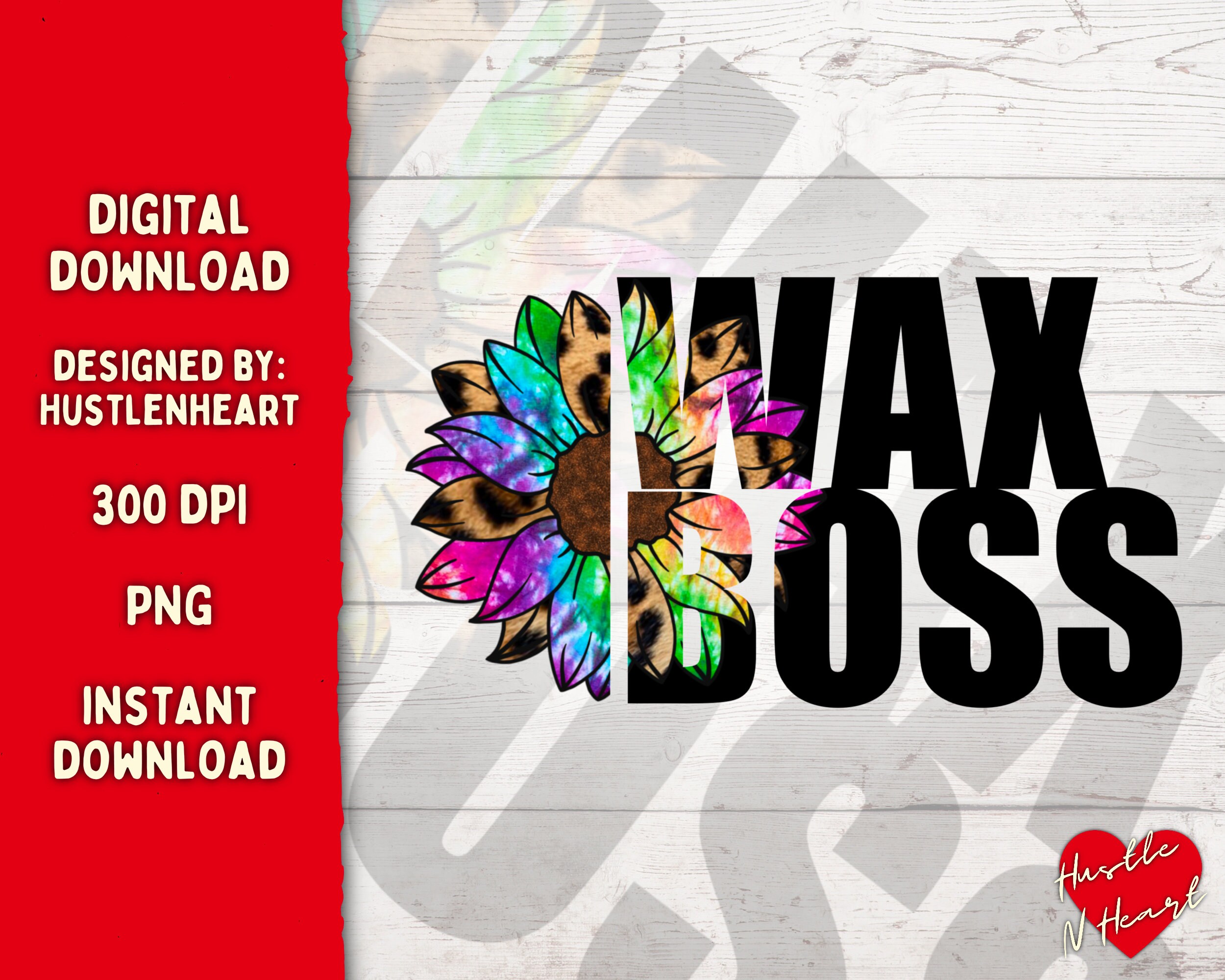 Wax Boss PNG Digital Download File Print and Cut File - Etsy