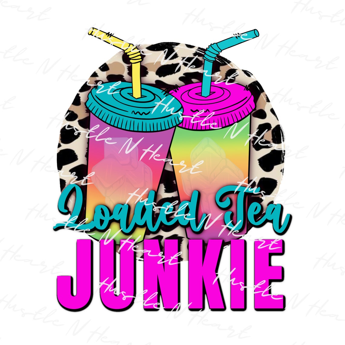 Loaded Tea Junkie PNG Digital Download Print & Cut | Etsy