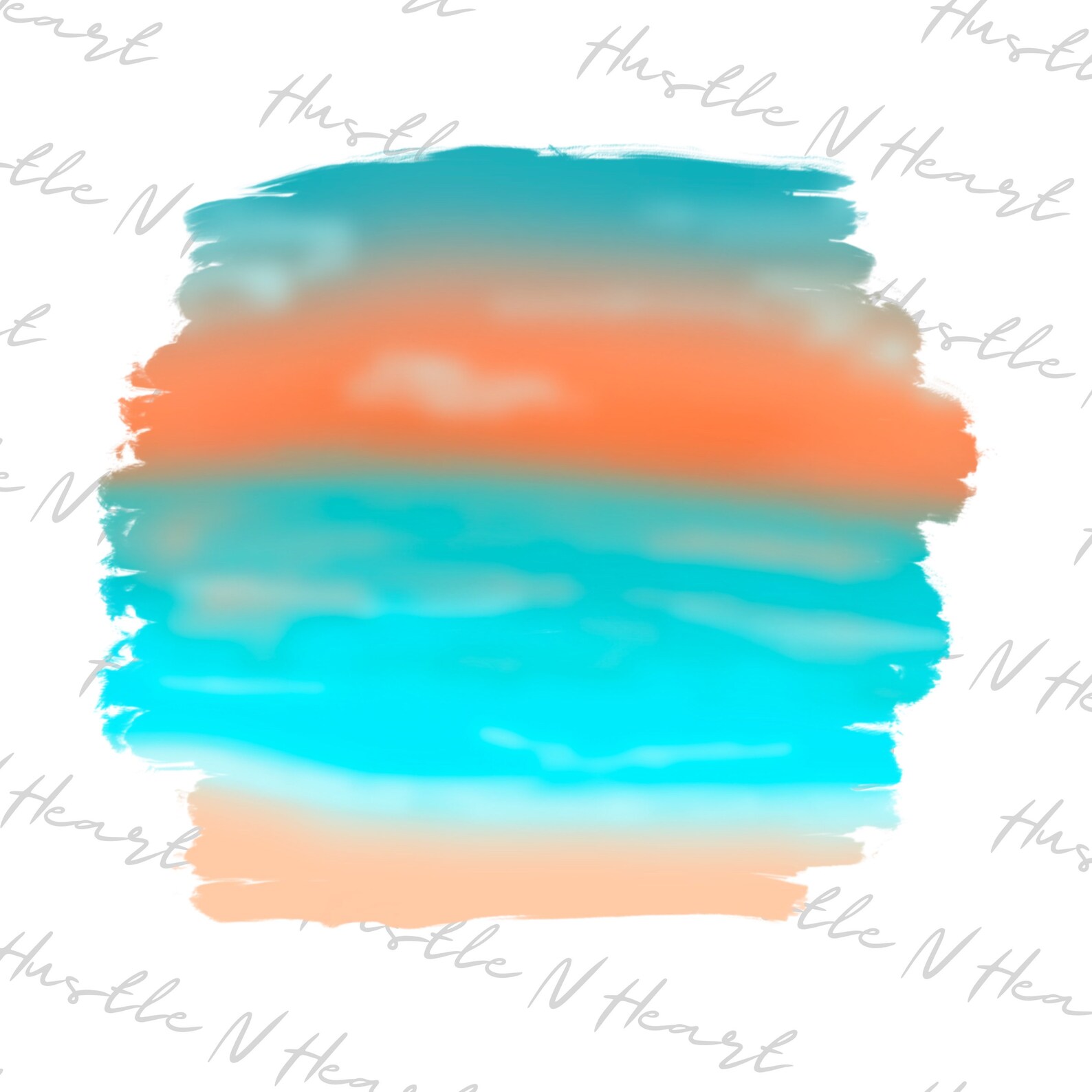 Beach Sunset Brush Stroke Background PNG Digital Download | Etsy