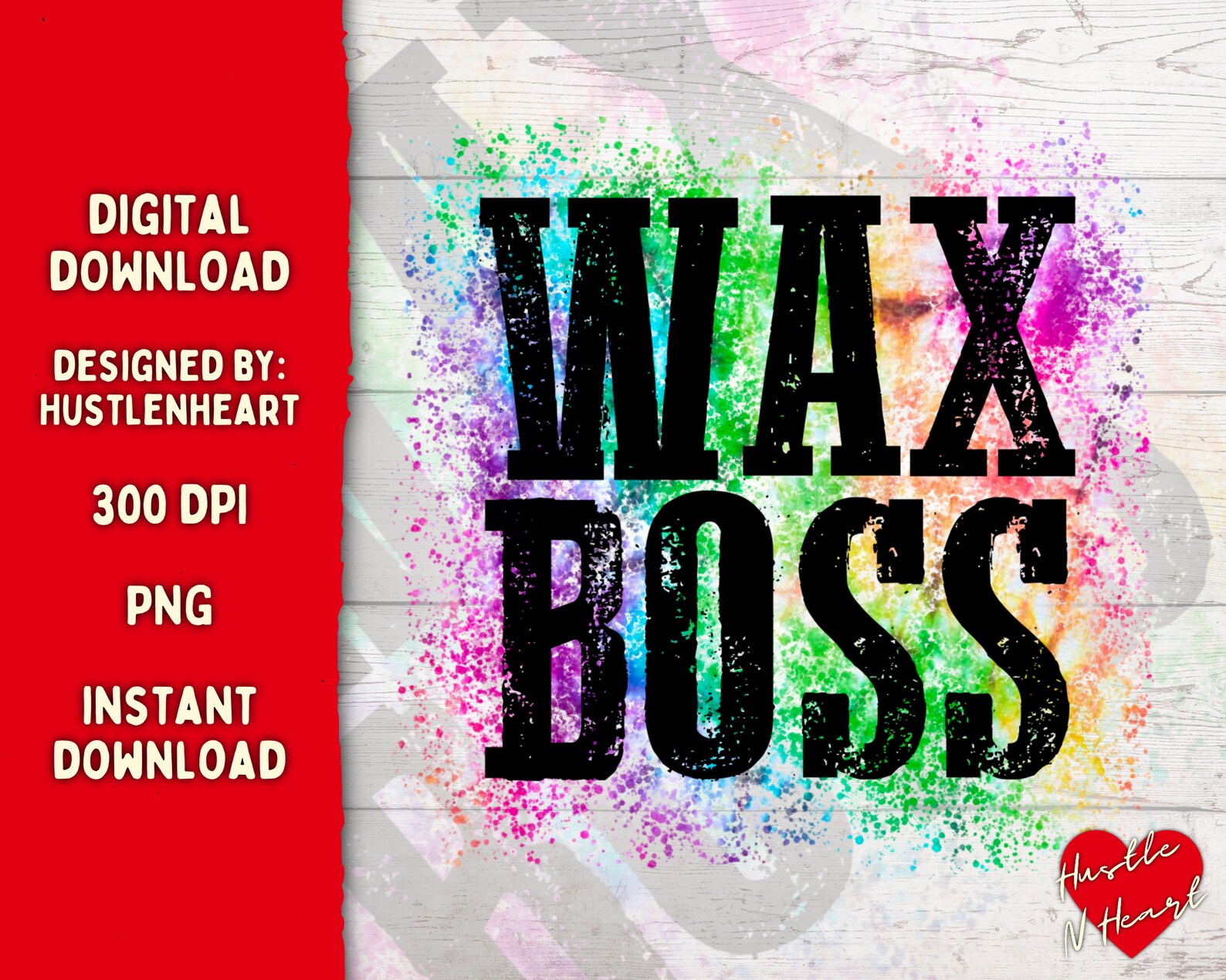 Wax Boss PNG Digital Download File Print And Cut File | Etsy