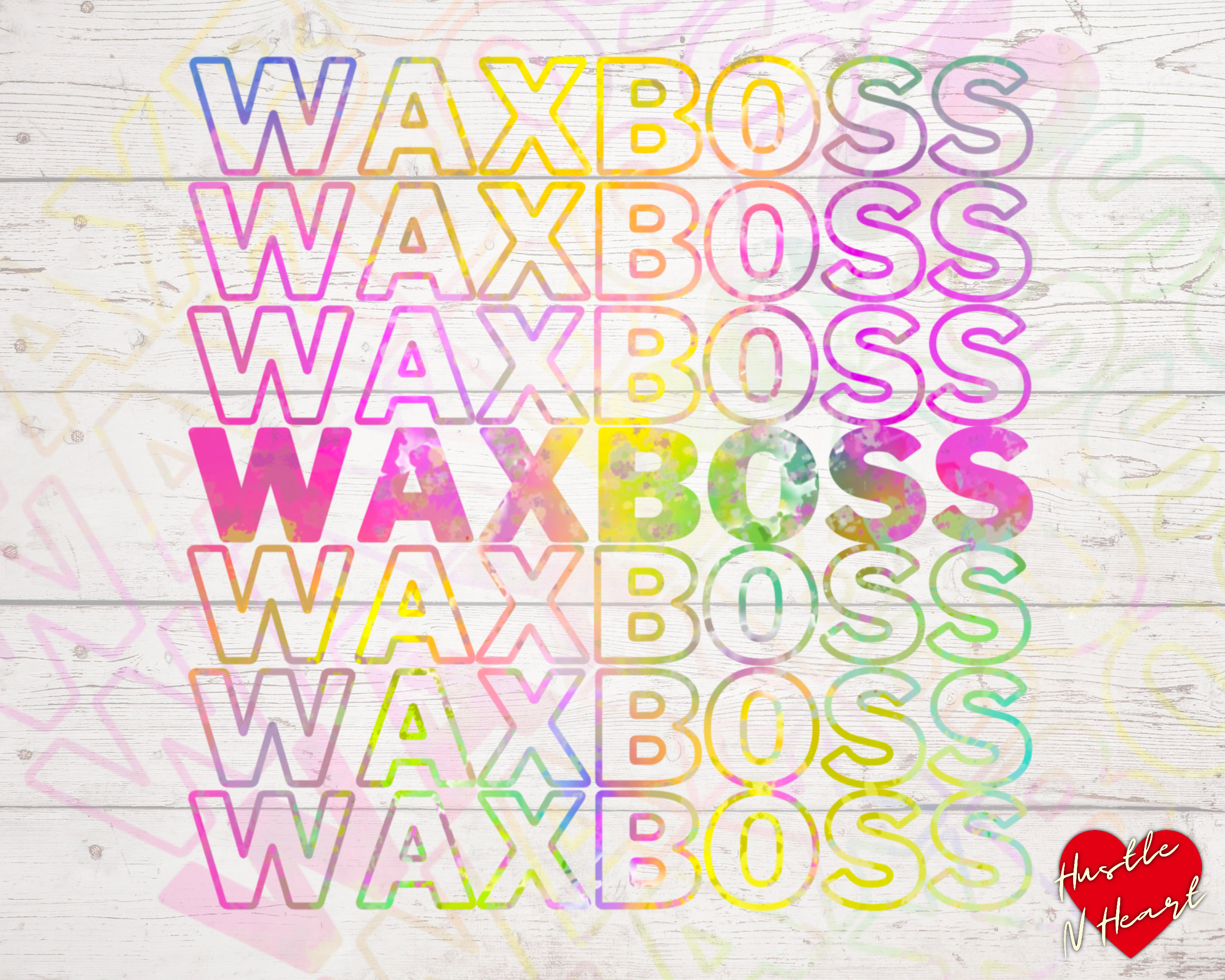 Wax Boss PNG Digital Download File Print and Cut File - Etsy