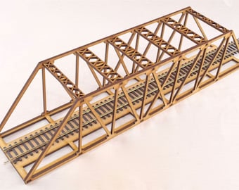 OO Gauge Single Track Bowstring Bridge by WWS Model Railway | Etsy UK