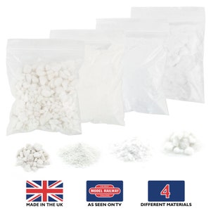 Winter Snow Miniature Basing Kit – Wargame Terrain Scenery Model Figure ...