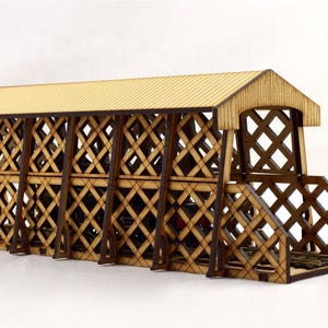 Lattice Tunnel Bridge OO Gauge MDF - Etsy