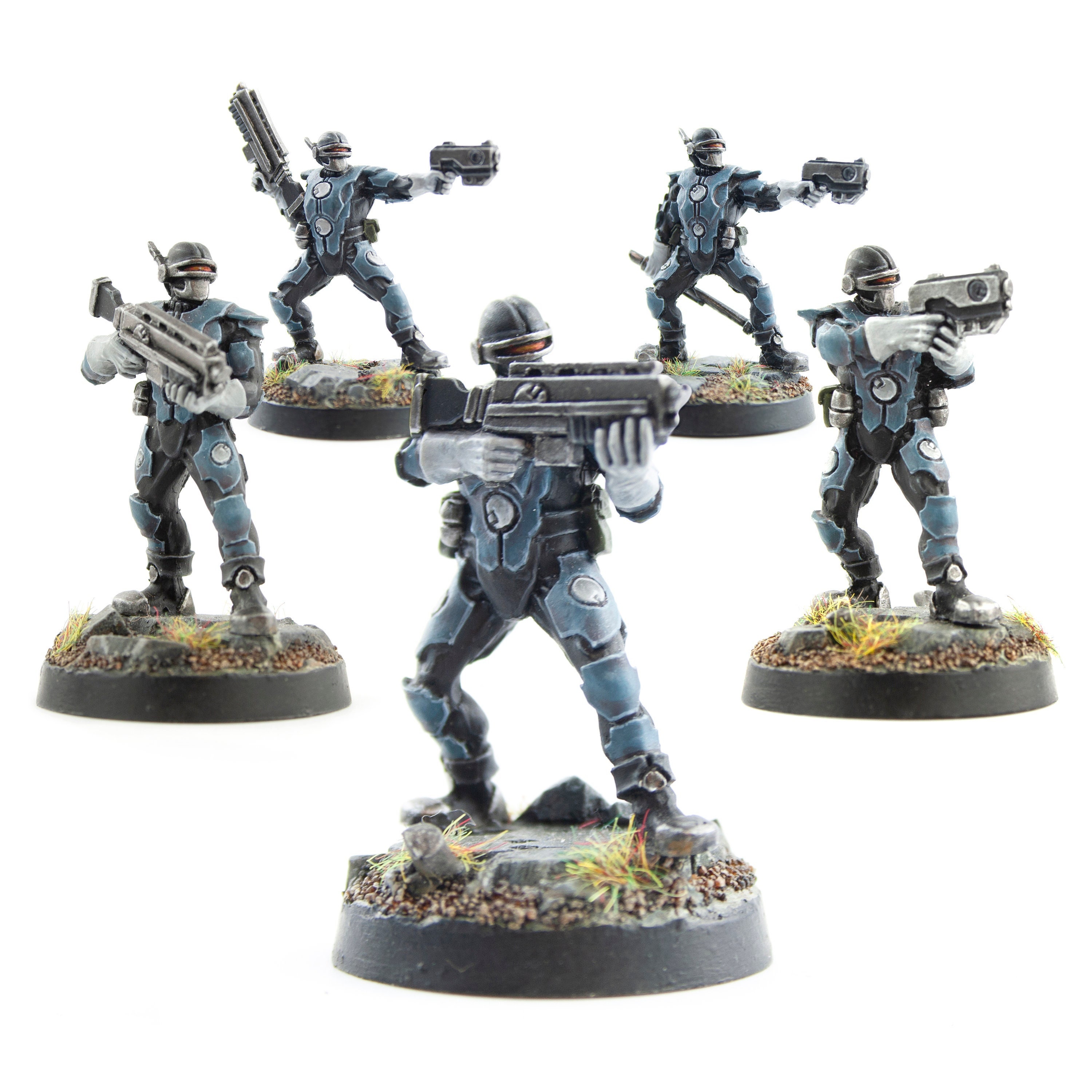 9 Figures 25mm SCI-FI 10 The Crew Miniatures, War Games ...