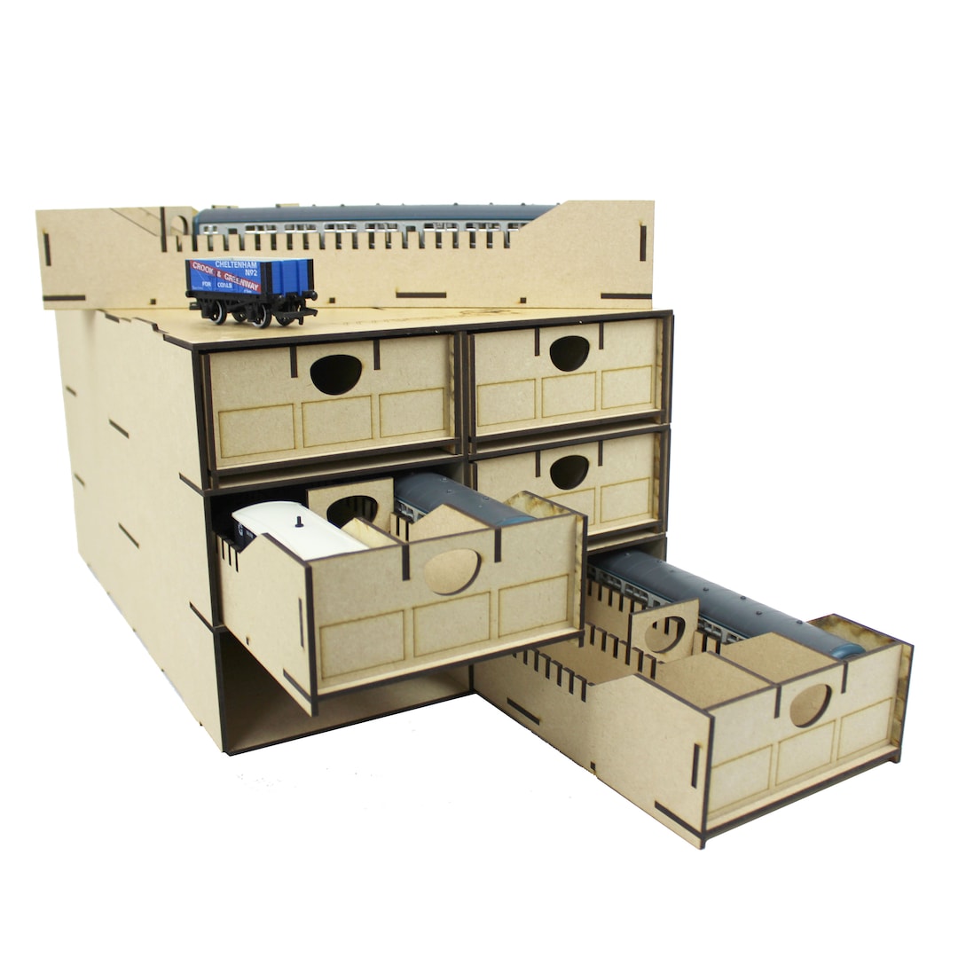 Loco & Rolling Stock Storage Box | Multi-compartment Drawers for ...