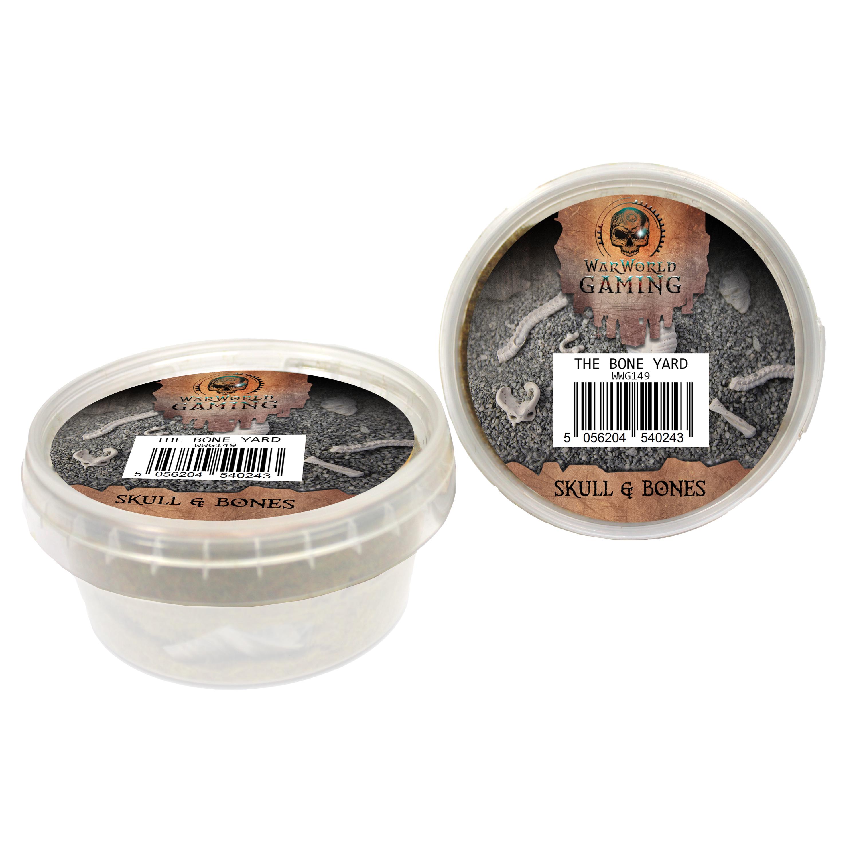 Bone Yard Basing Kit – Dark Grey Gravel & Resin Bones, 28mm Wargaming ...