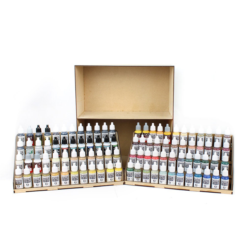 Modular Paint Station System - Stackable Section With Paint Drawers ...