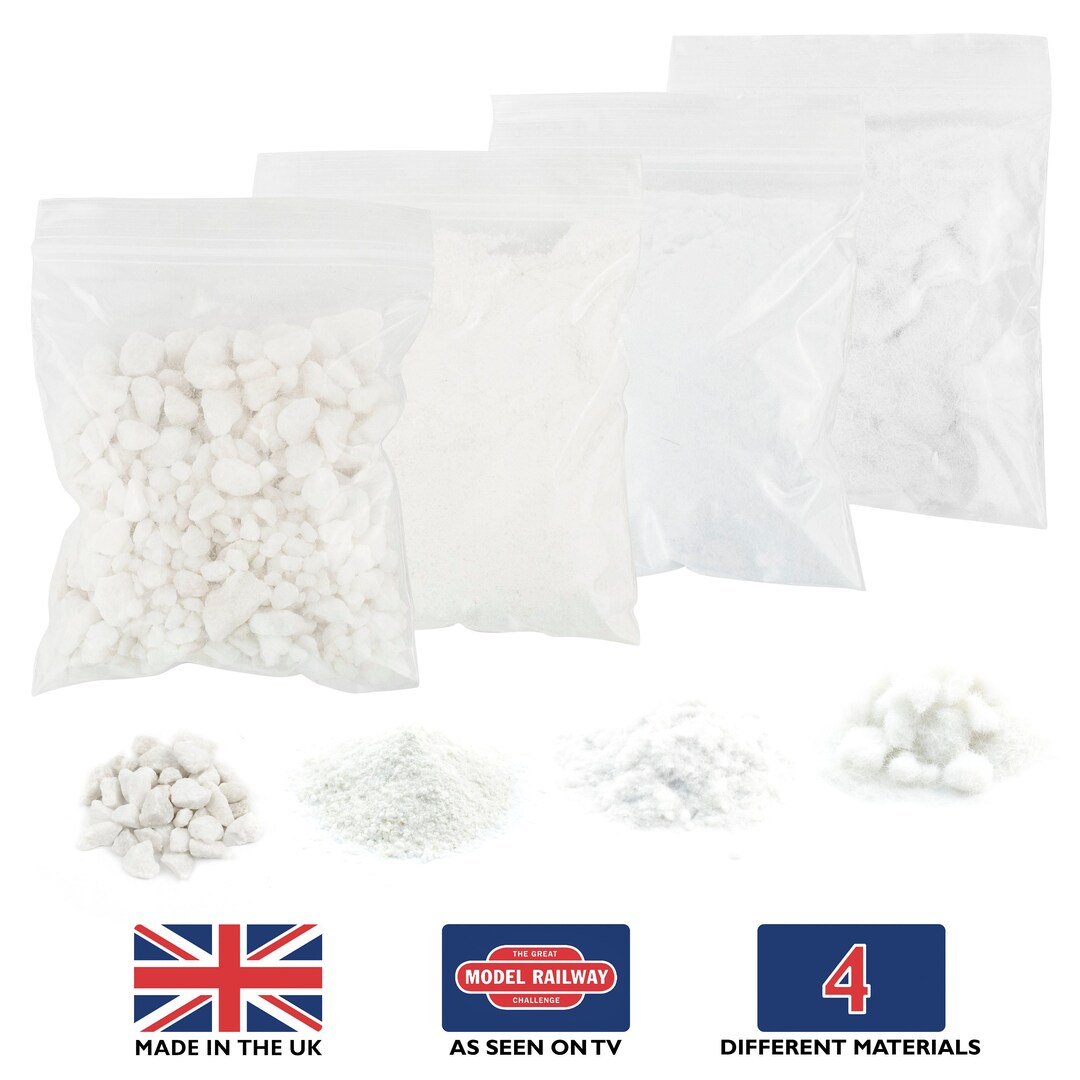 Winter Snow Miniature Basing Kit – Wargame Terrain Scenery Model Figure ...