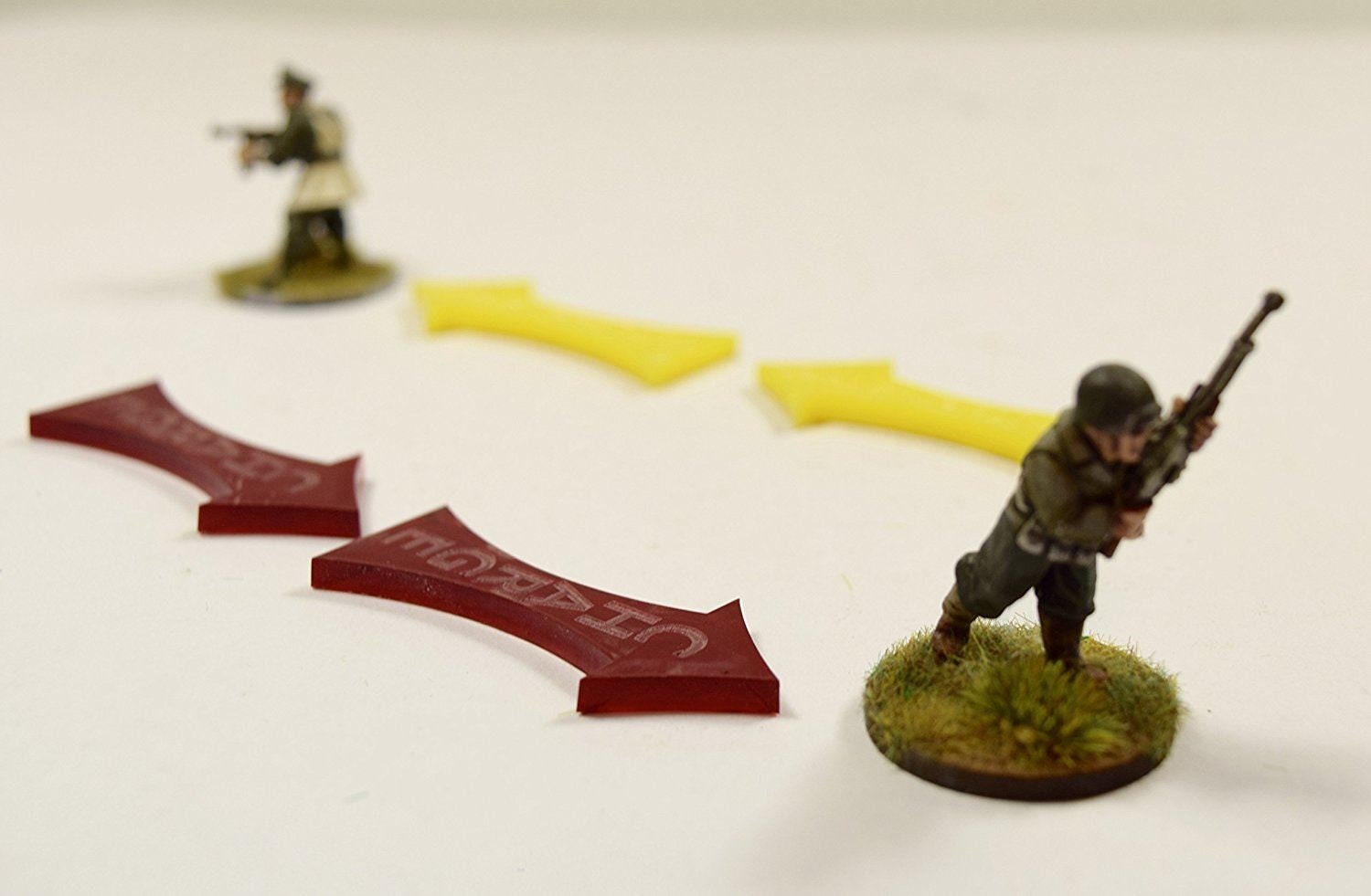 WWG Wargame MDF Action Tokens Charge and Retreat - Etsy