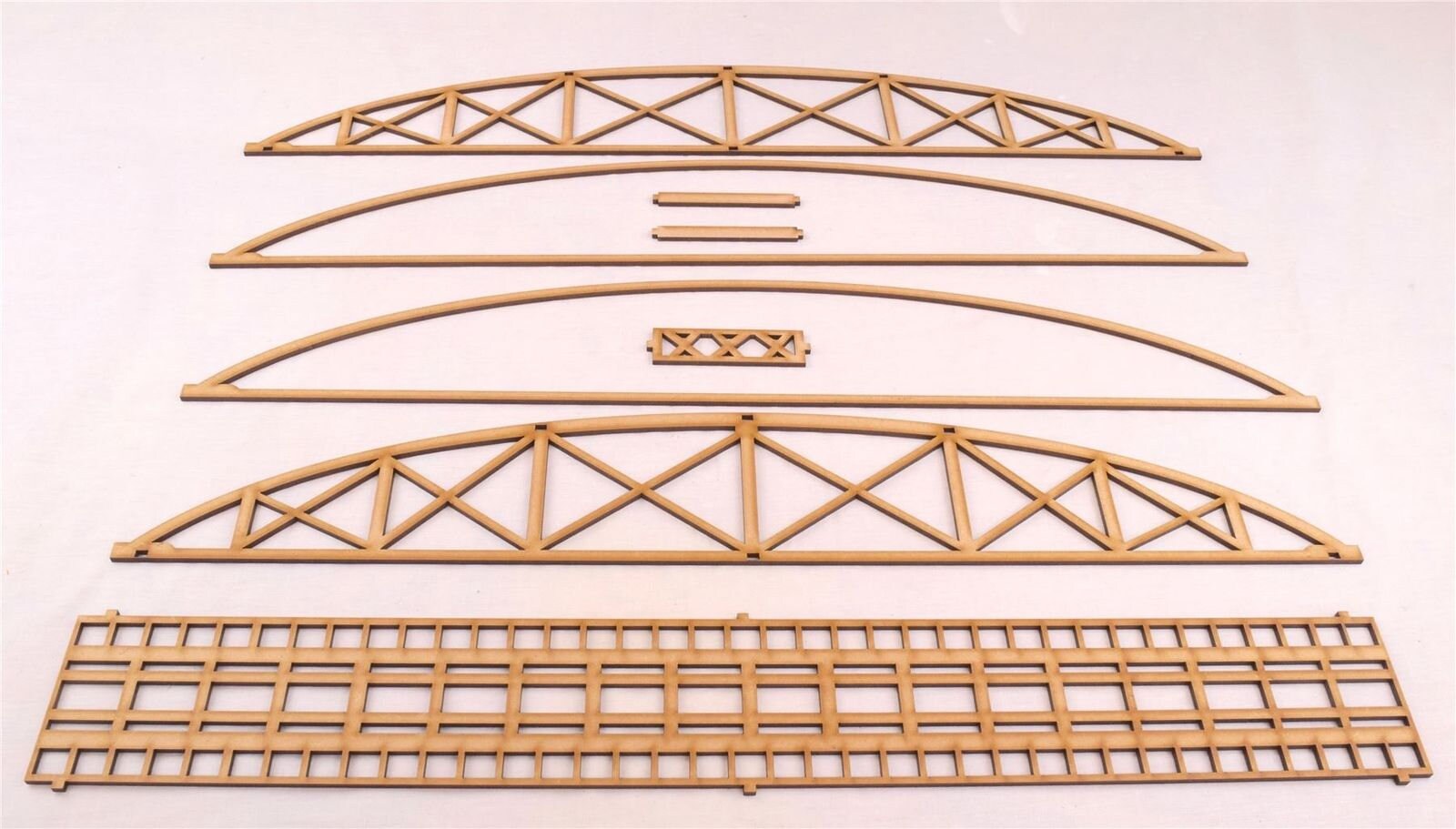 OO Gauge Single Track Bowstring Bridge by WWS – Model Railway MDF ...