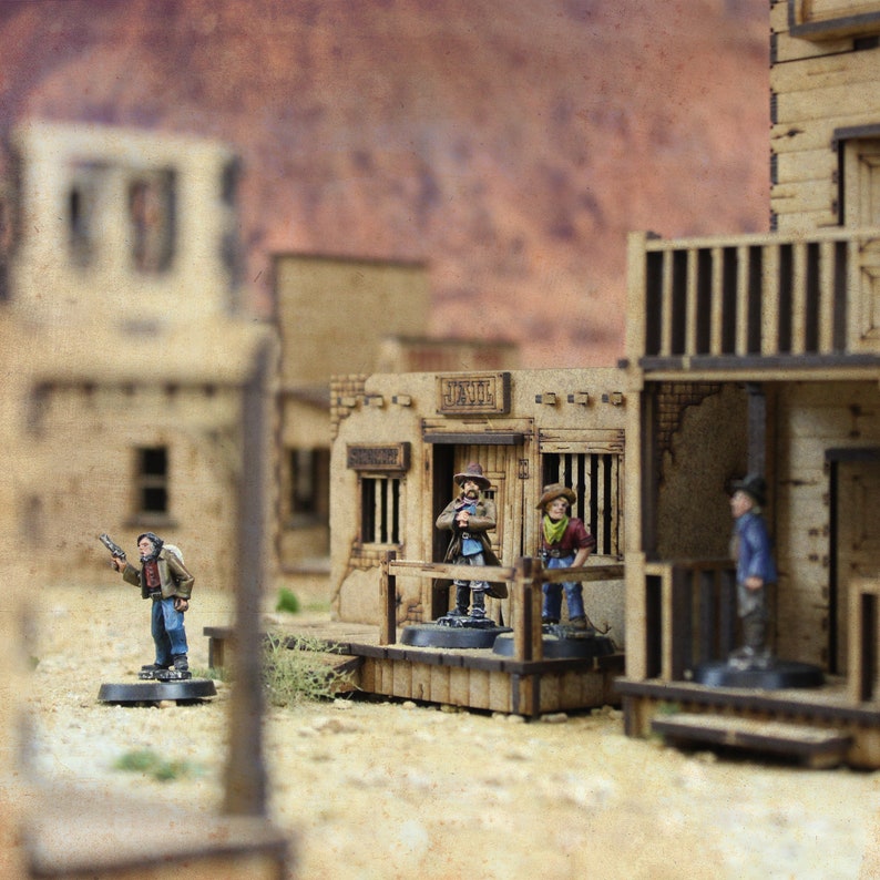 Wild West Jail | Scenery Layout Diorama Building - Etsy
