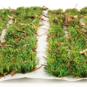 4mm Forest Ground Cover Grass Strips X 10 by WWS - Model Railway ...