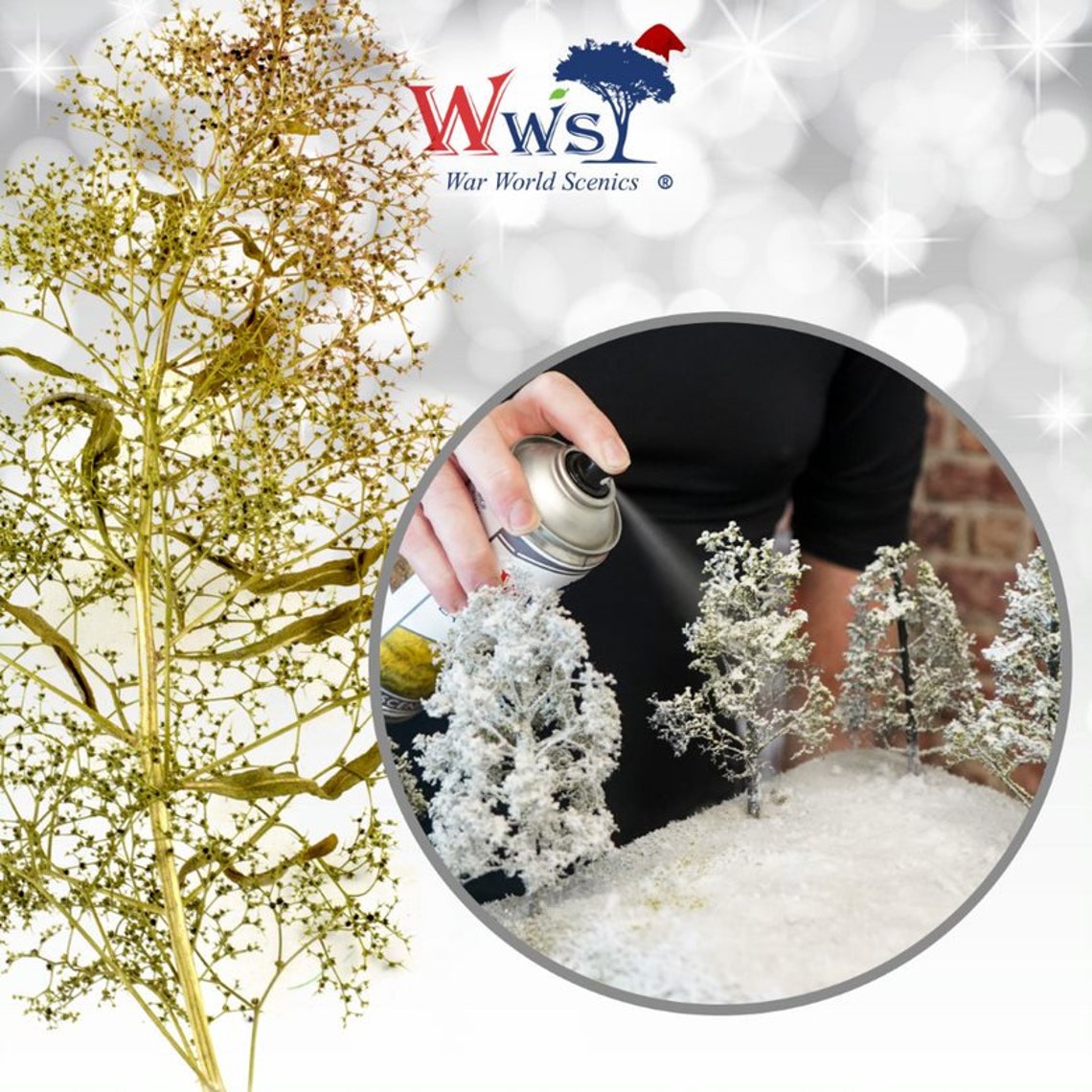 Seafoam Trees Box Mixed Size - Model Scenery Perfect for Miniature War ...