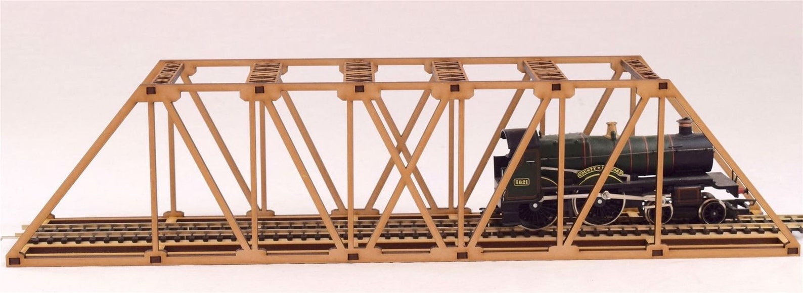 OO Gauge Single Track Girder Bridge by WWS – Model Railway MDF Scenery ...