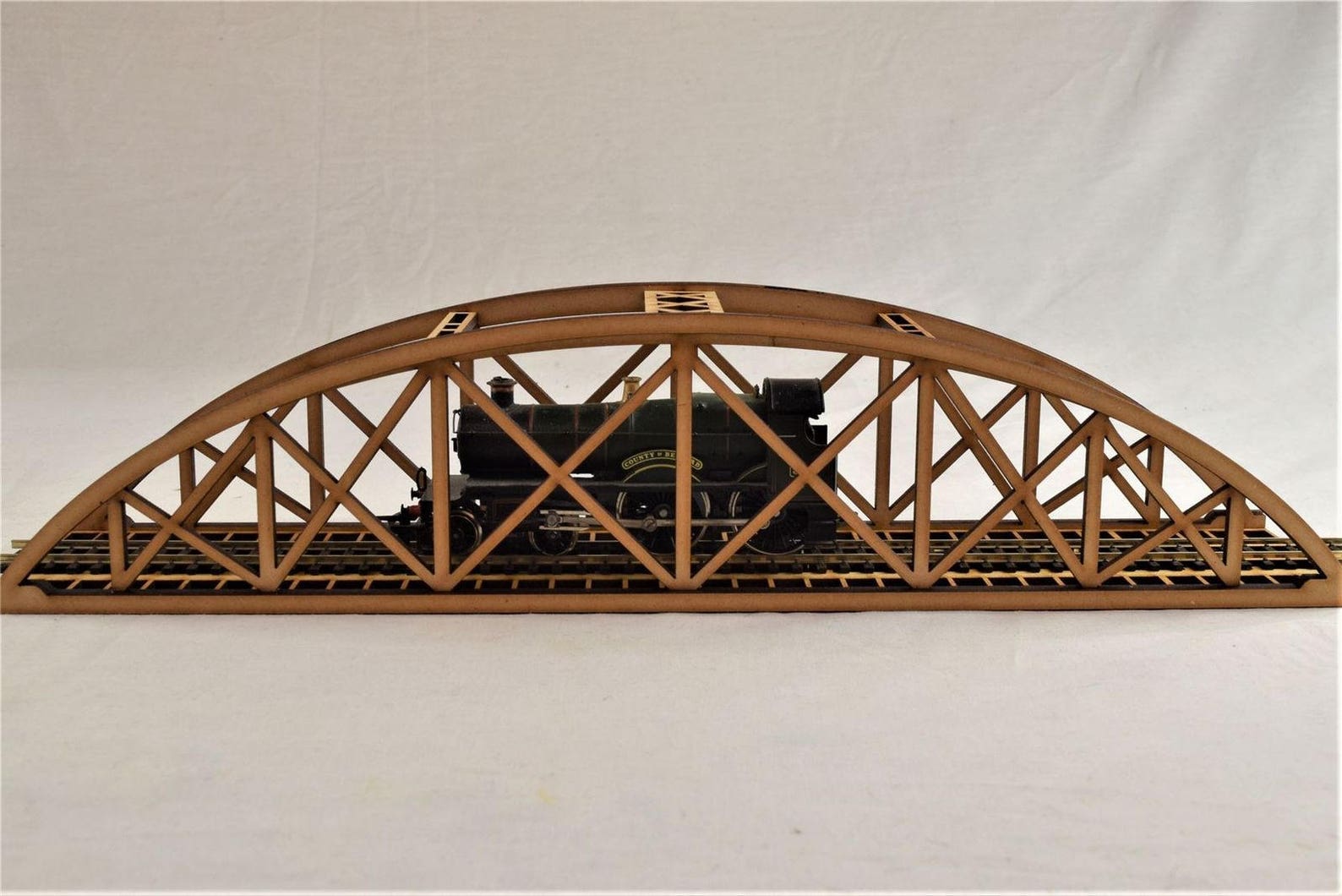 OO Gauge Single Track Bowstring Bridge 400mm – Model Railway MDF ...