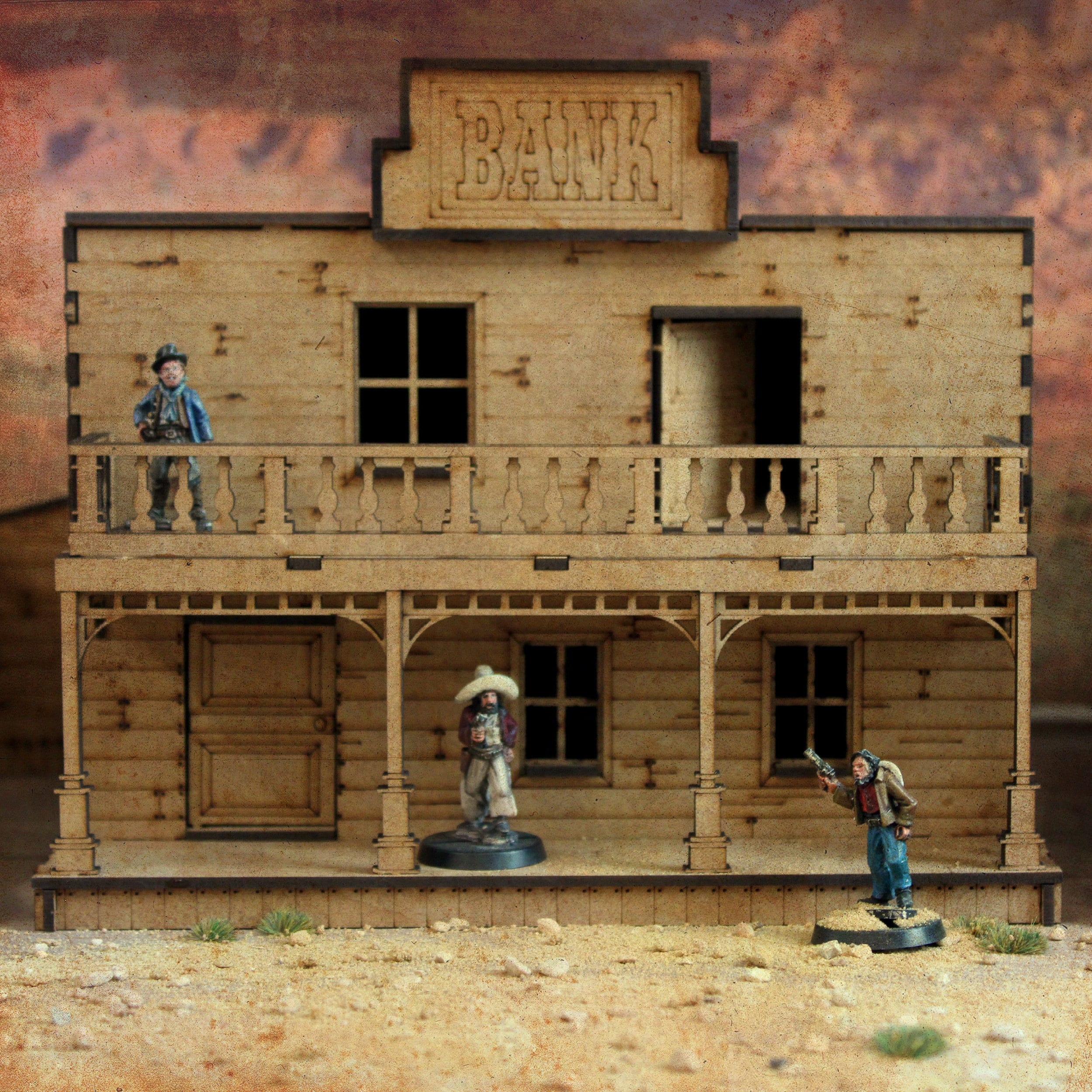 WWG | Wild West Bank | WGSH-002 – Tabletop Wargaming Scenery - Etsy