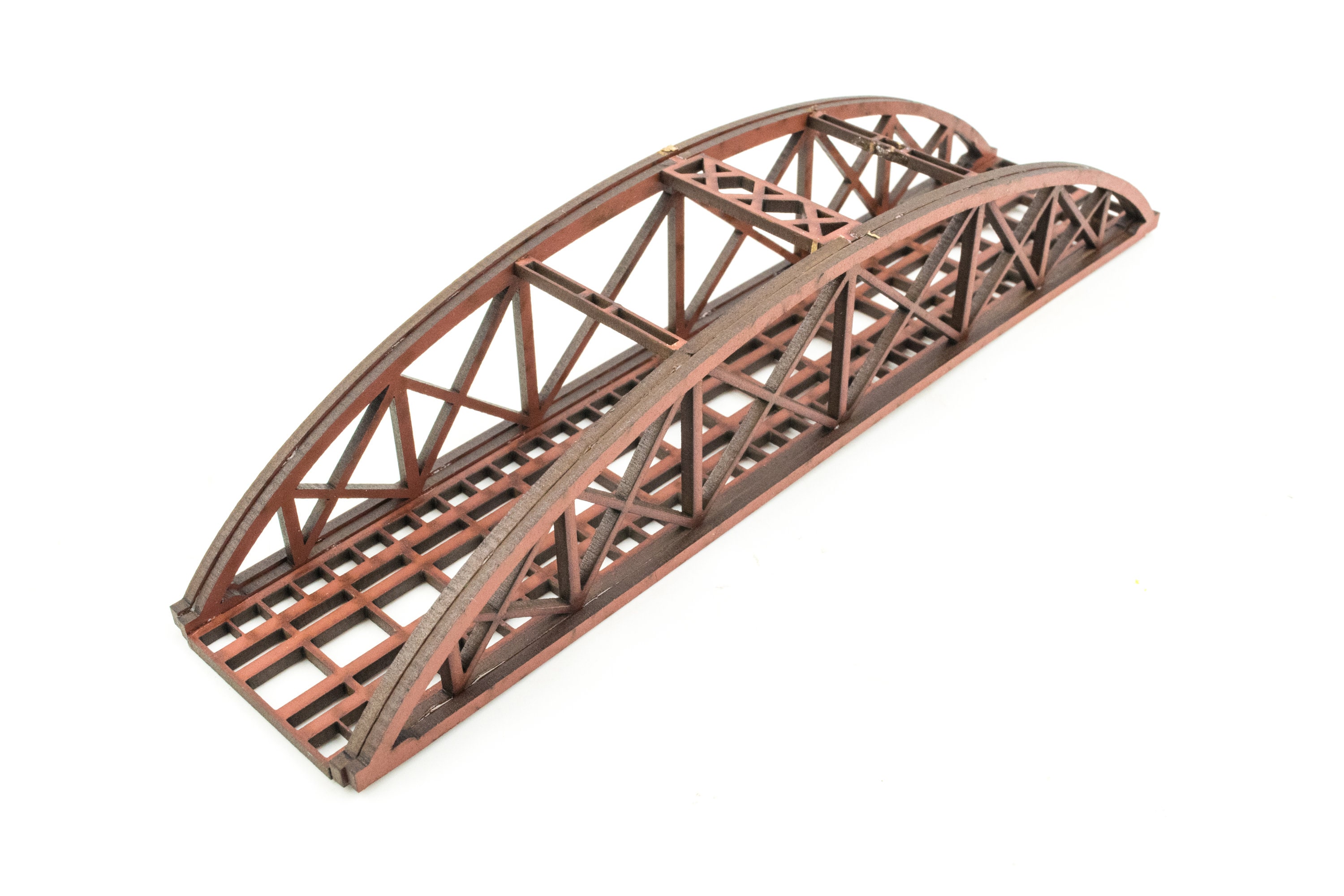 N-gauge Bowstring Bridge: 200mm MDF Single Track Model Railroad Diorama ...