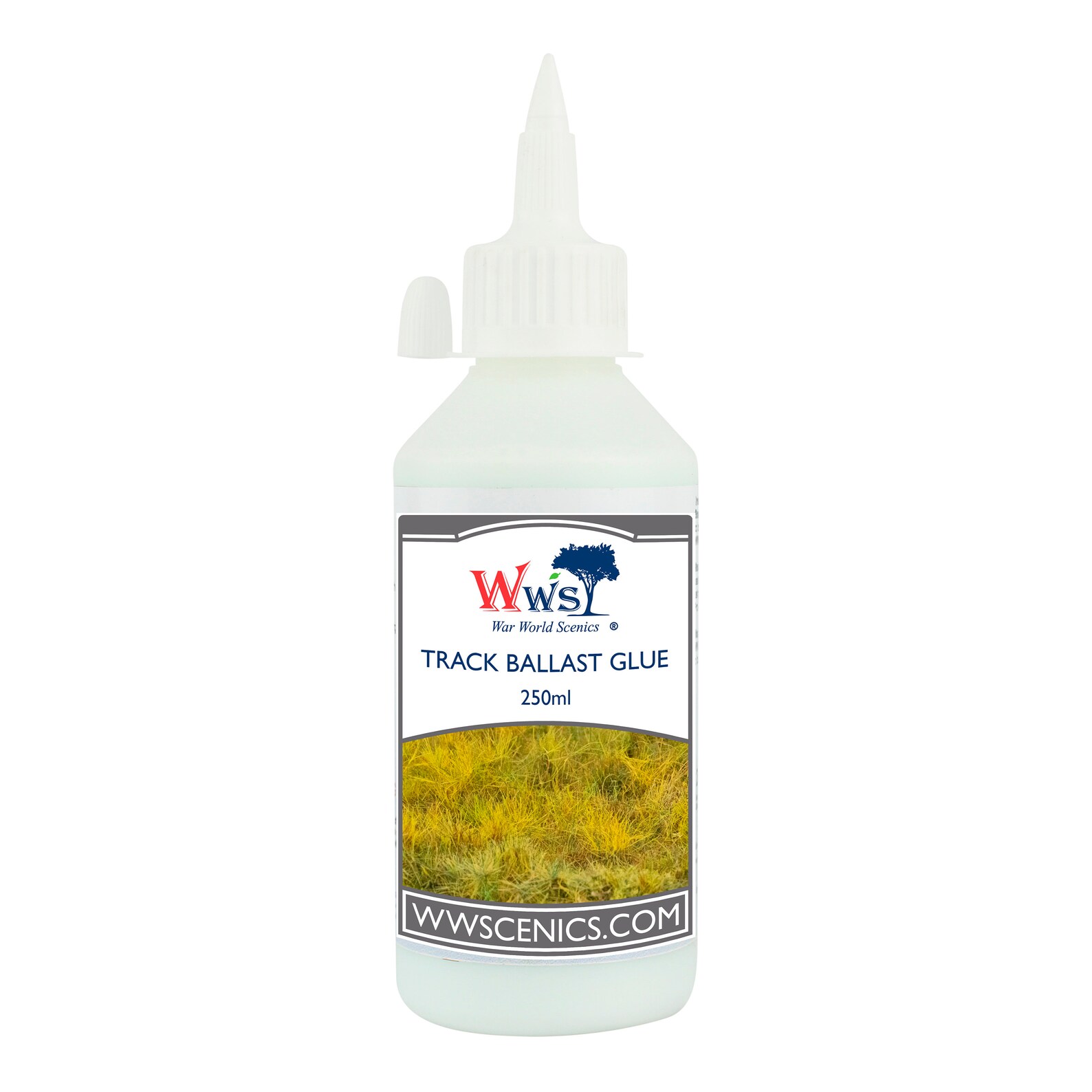 WWS Diorama Glue Set 3 X 250ml for Model Railway Landscape Static Grass ...