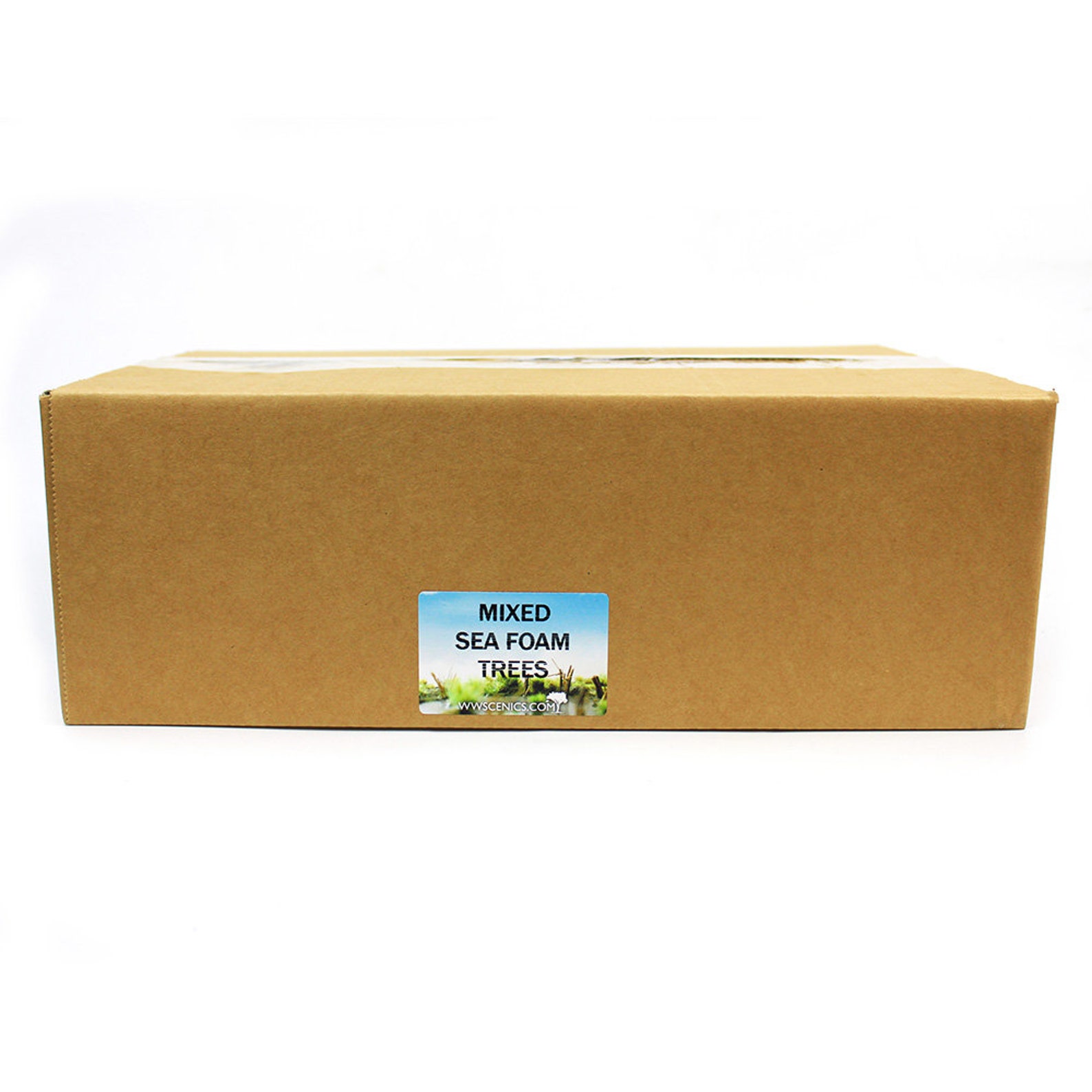Seafoam Trees Box Mixed Size - Model Scenery Perfect for Miniature War ...