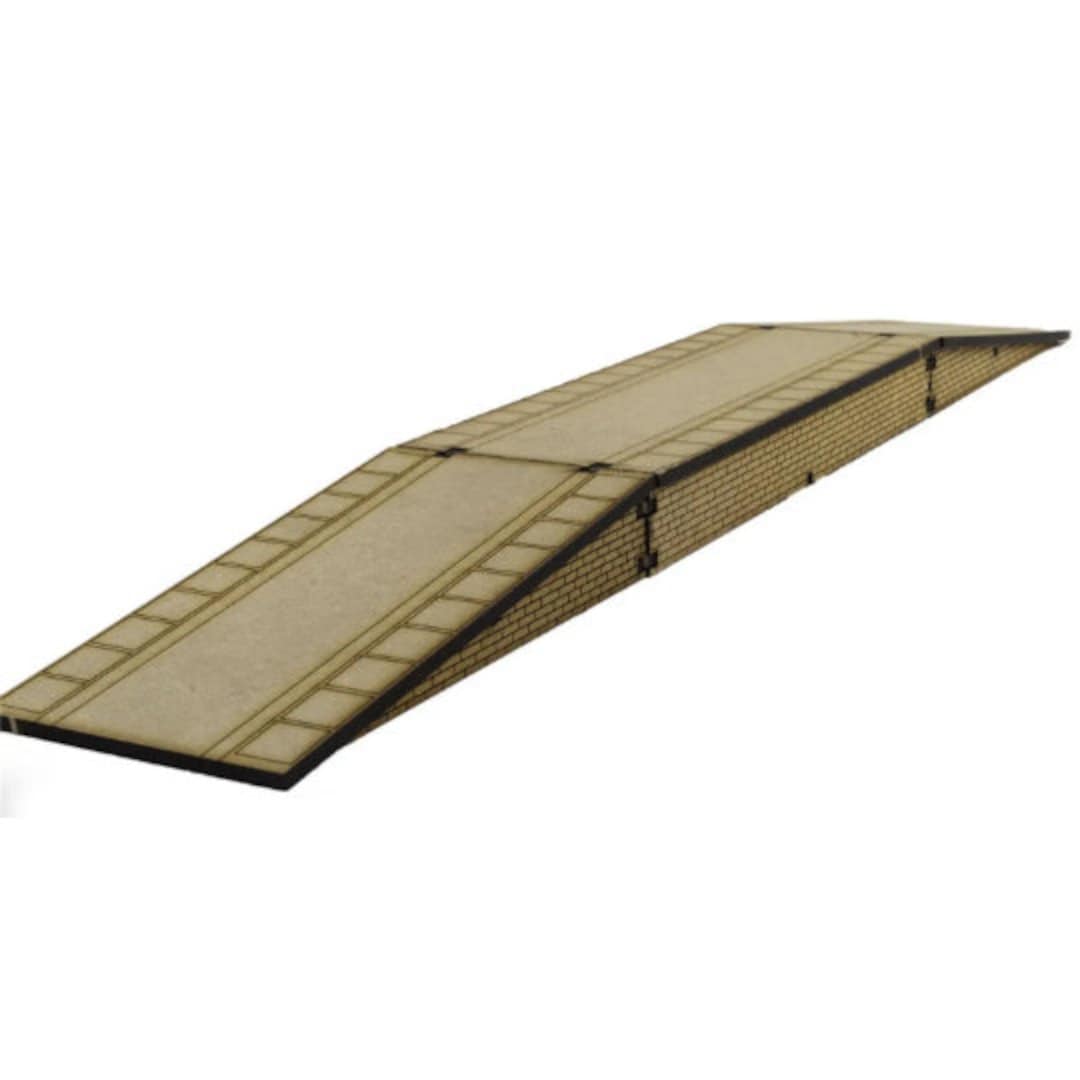 WWS Platform With On/off Ramps – Model Railway MDF Scenery Oo/ho Gauge ...