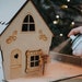 Christmas Gingerbread House & Garden Kit MDF Wooden Diorama Art Craft ...