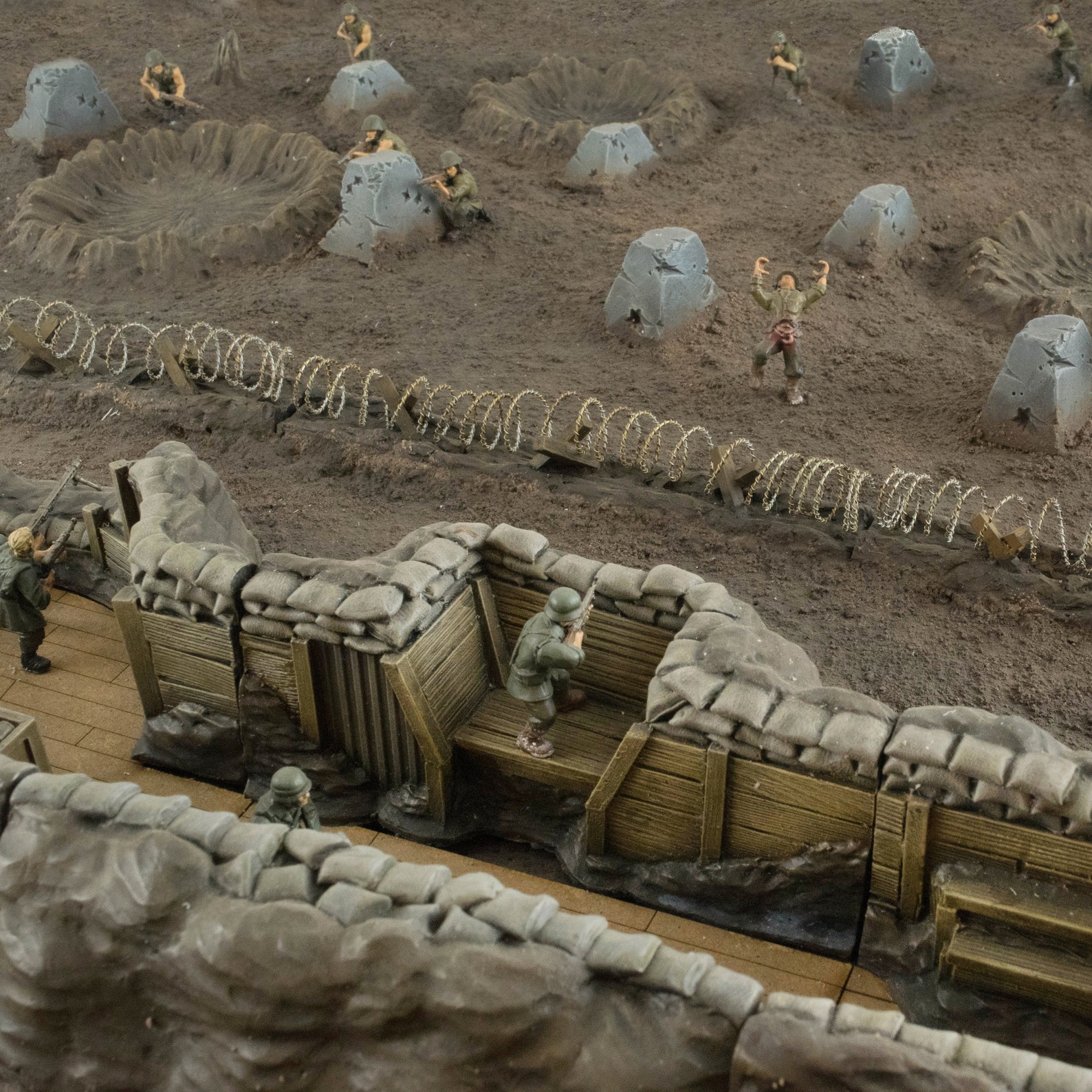 Trench System Battlefield Scatter Terrain 28mm WW1 Wargame - Etsy